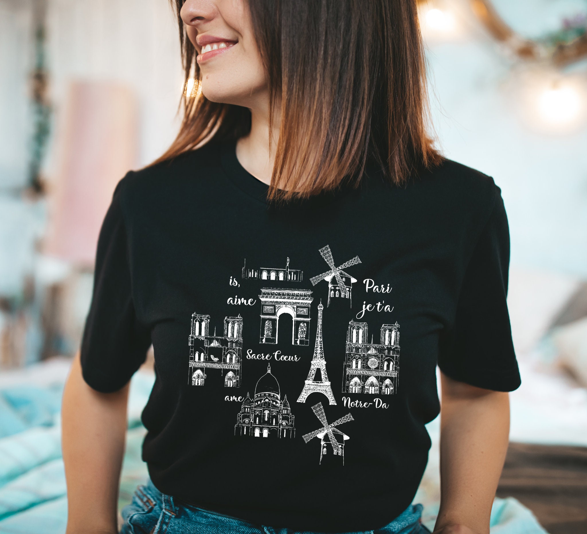 Paris Shirt, Paris France Shirt, Paris Famous Places, Charms of Paris ...