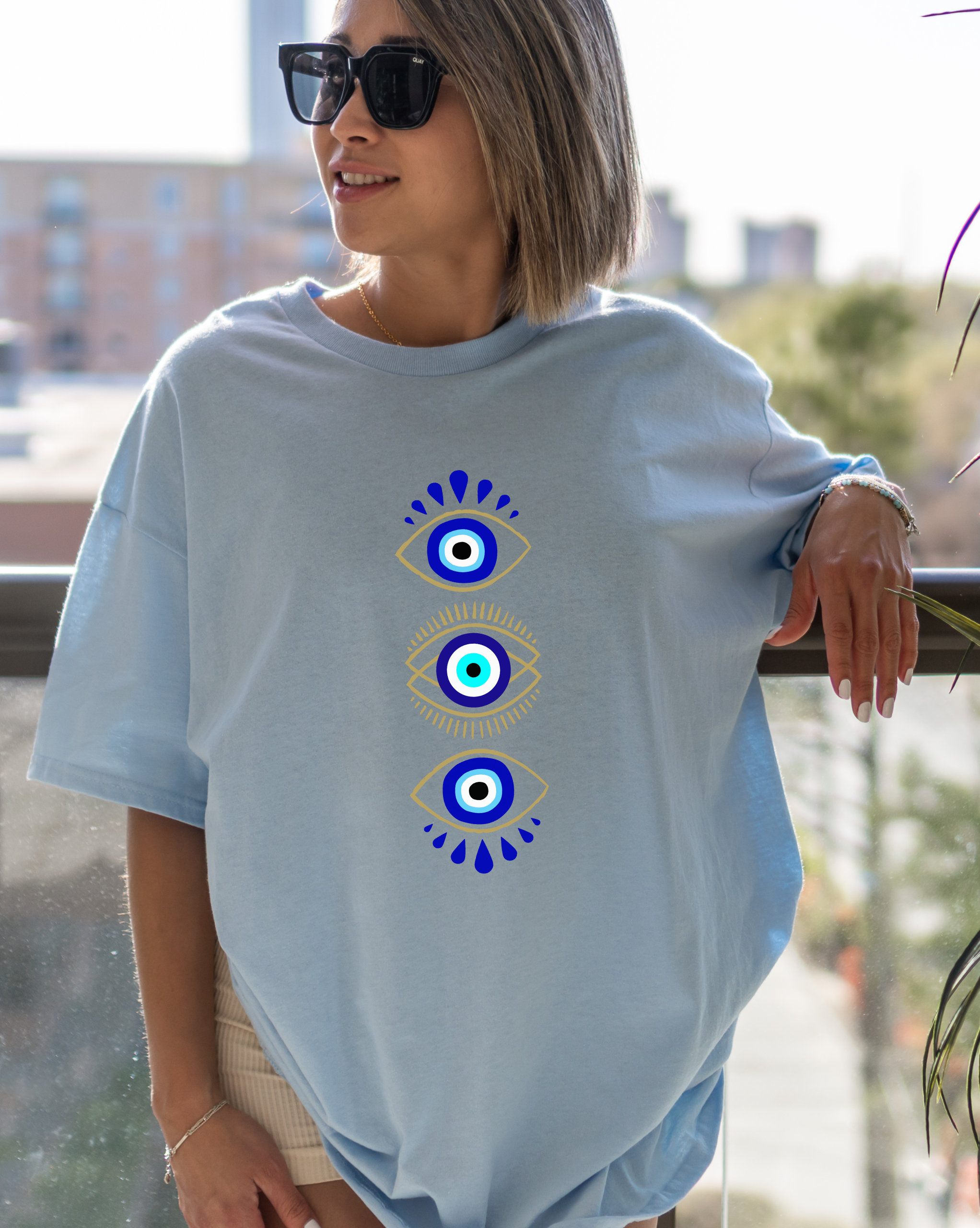 Evil Eye Shirt Lucky Evil Eye T-shirt Trendy Clothing All - Etsy