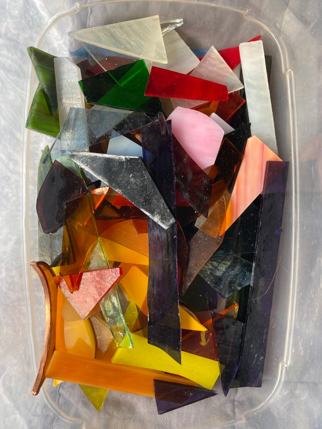 Glass Scraps 1lb 4 Lots You Choose Which One. - Etsy