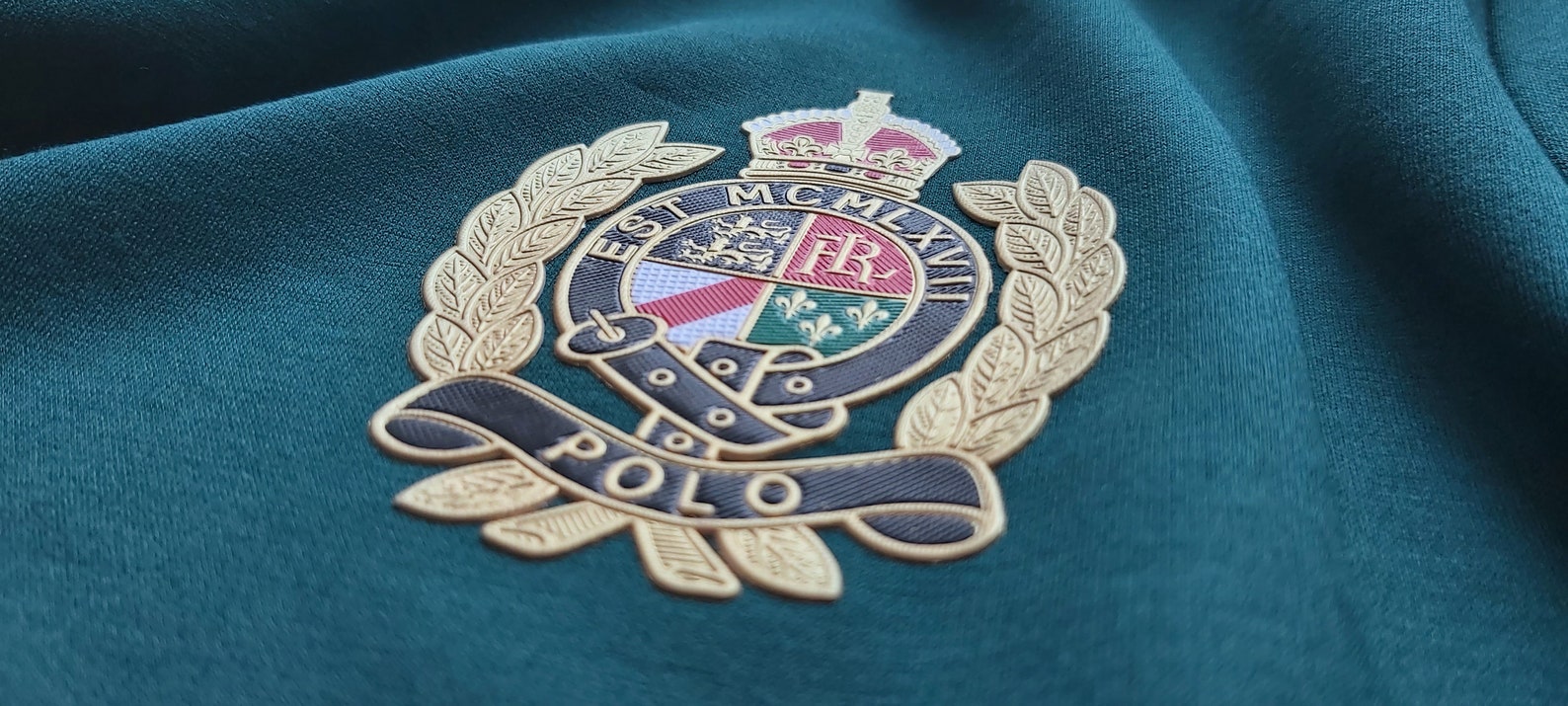 POLO Horse Riding Crest Emblem 3D Raised Embossed TPU Iron on Badge ...