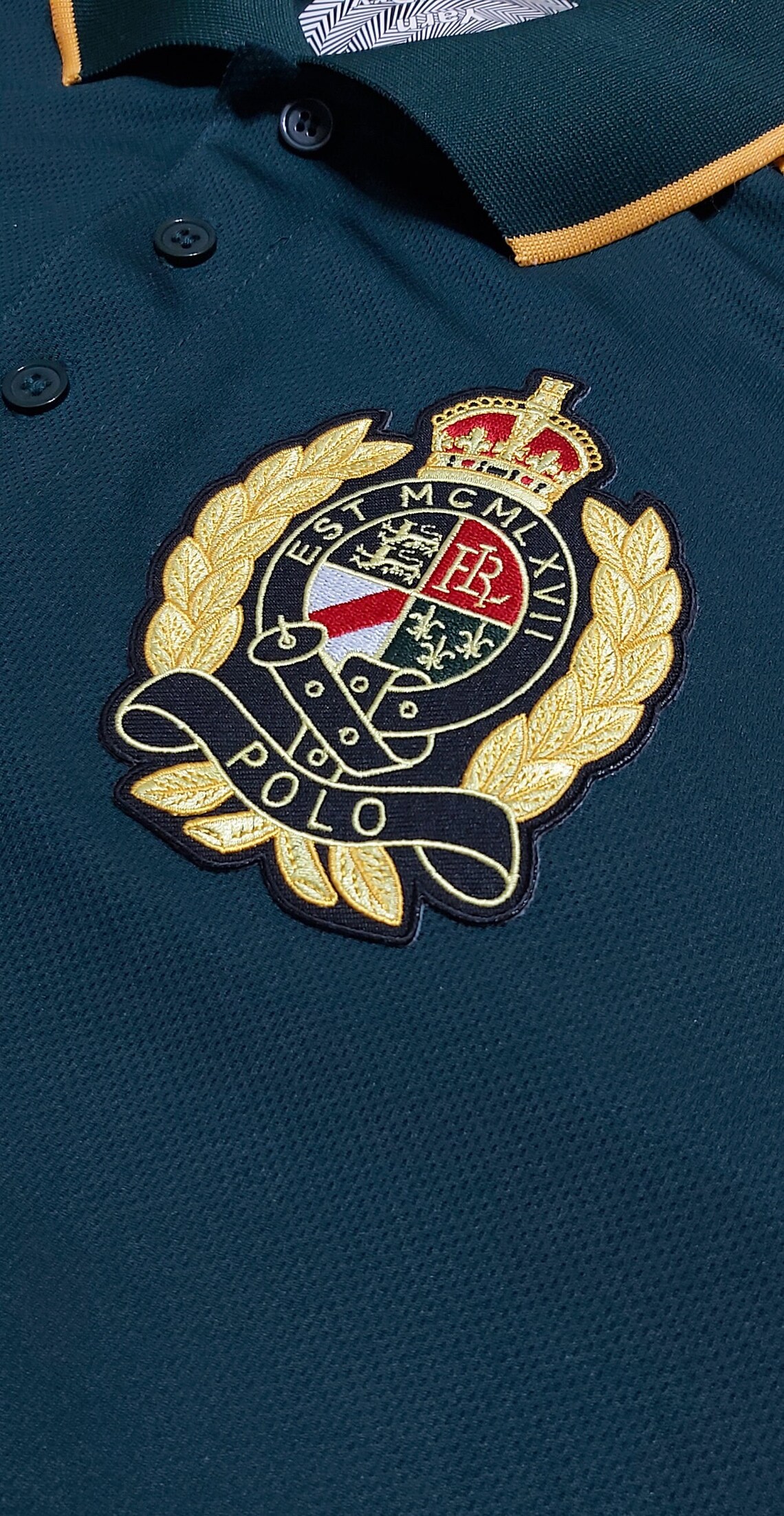 Polo Horse Rider Embroidered Crest Sew on Iron on Badge for Polo T ...