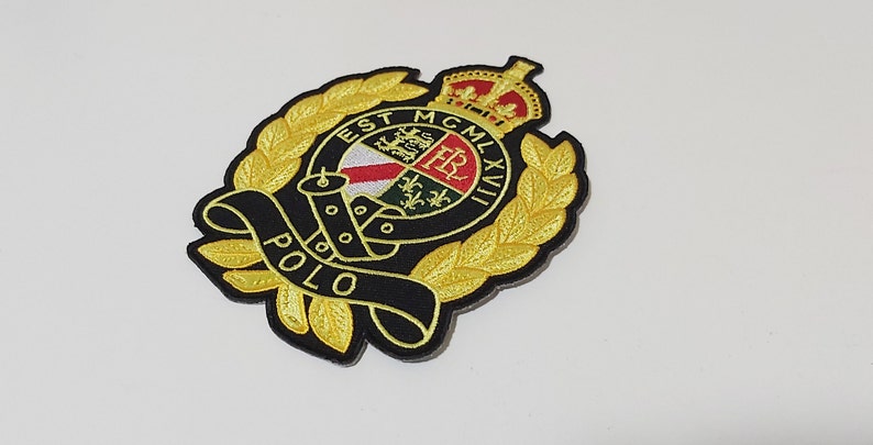Polo Horse Rider Embroidered Crest Sew on Iron on Badge for Polo T ...