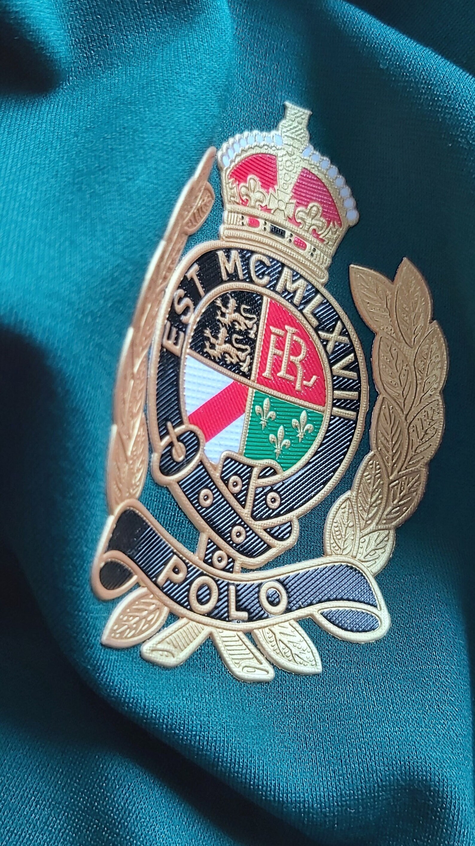 POLO Horse Riding Crest Emblem 3D Raised Embossed TPU Iron on Badge ...