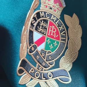 POLO Horse Riding Crest Emblem 3D Raised Embossed TPU Iron on Badge ...