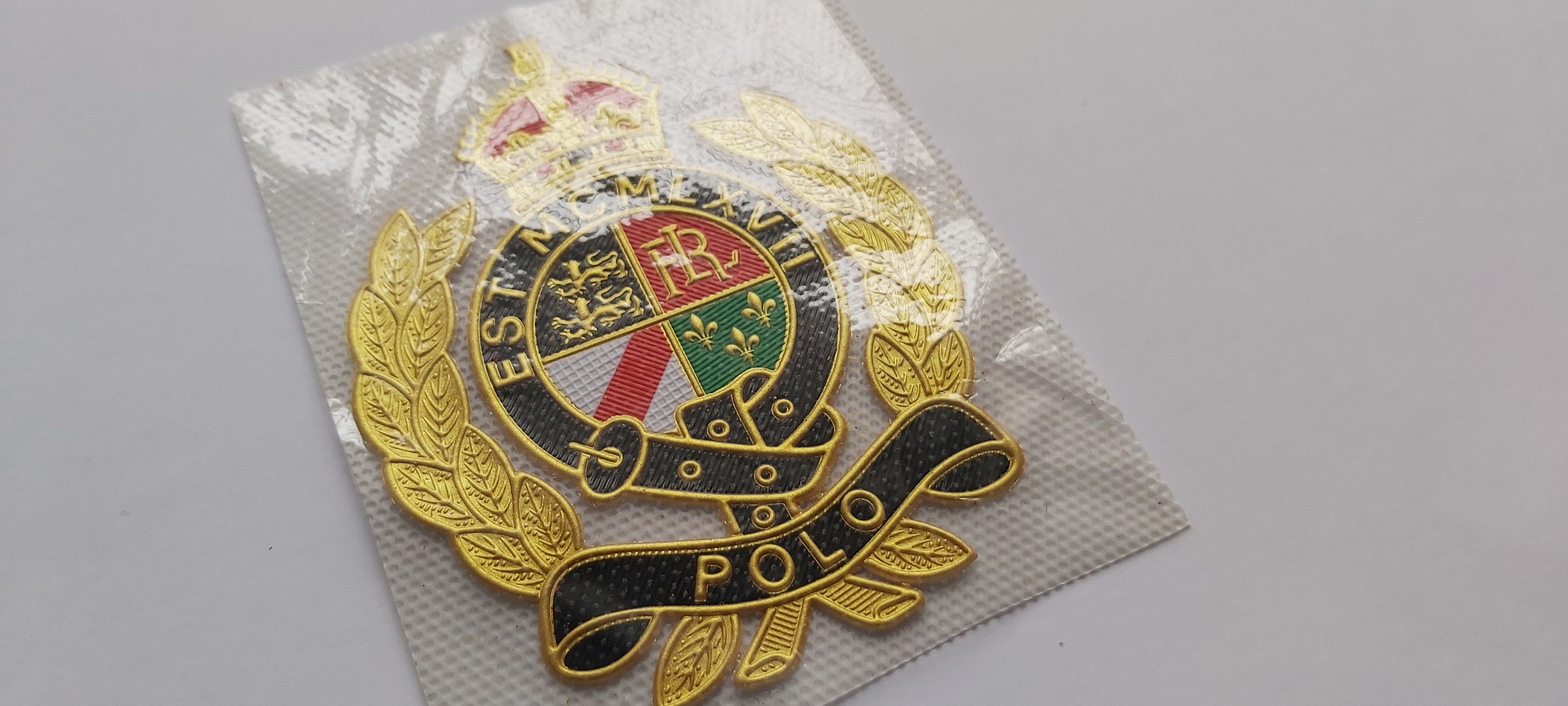 POLO Horse Riding Crest Emblem 3D Raised Embossed TPU Iron on Badge ...