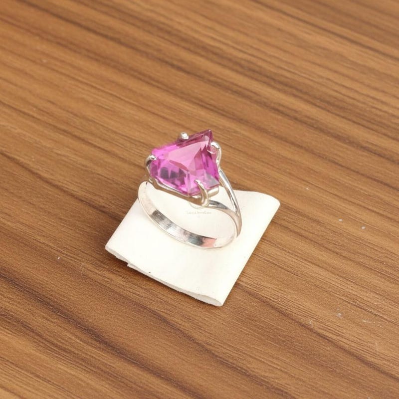 Pink Stone Ring - Etsy