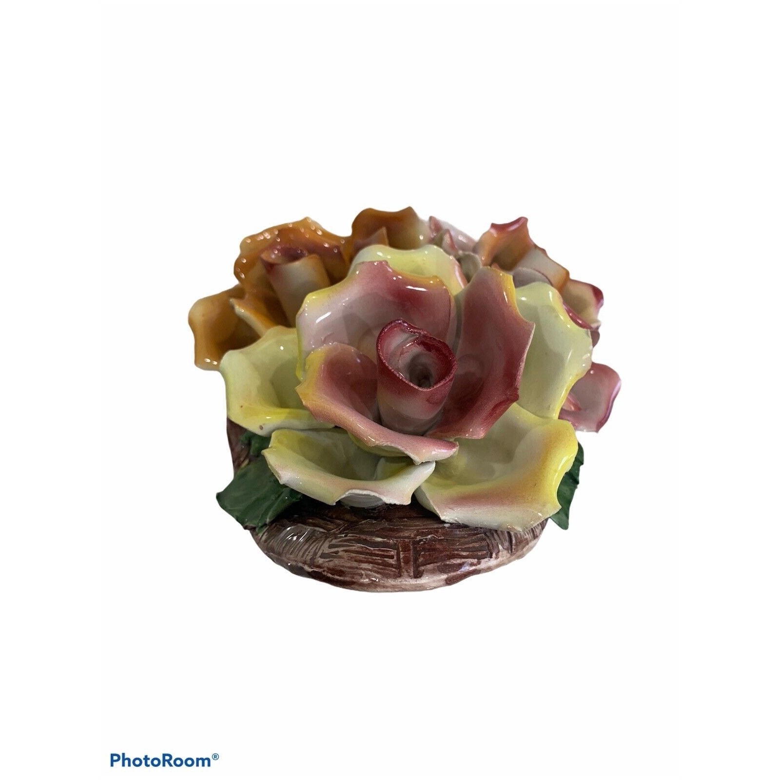 Vintage Regal Bassano, Capodimonte Style Porcelain Flower Display Made ...