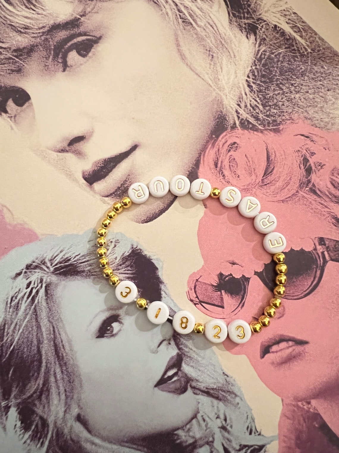 ERAS TOUR CUSTOM Date Bracelet Eras Tour Friendship - Etsy