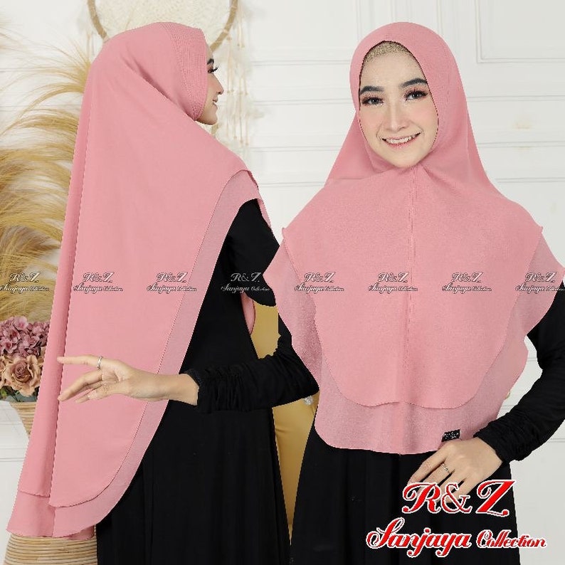 Khimar 2 Layer Standard Oval - Etsy