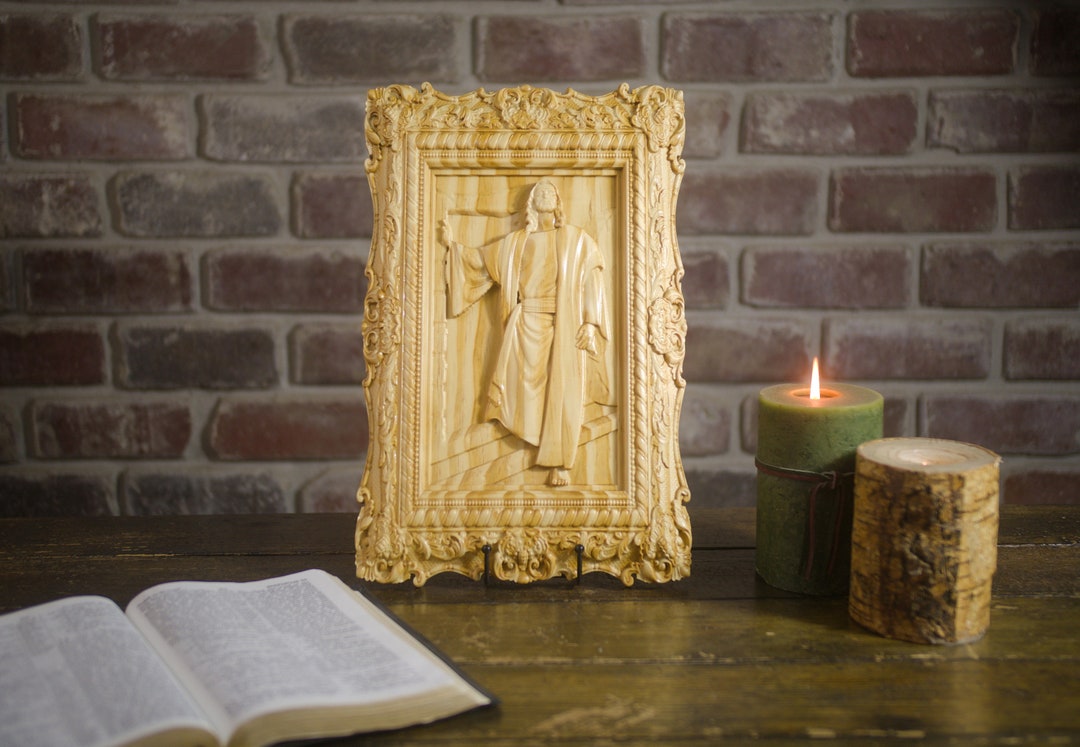 Resurrection of Jesus CNC Carving he is Alive - Etsy