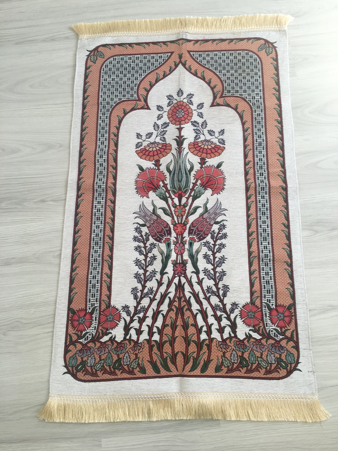Muslim Prayer Rug Prayer Mat Salah Rug Turkish Prayer Rug Prayer Rug ...