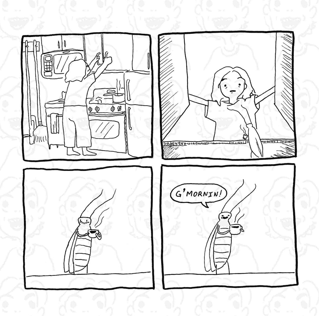 Cockroach Coffee Print - Etsy