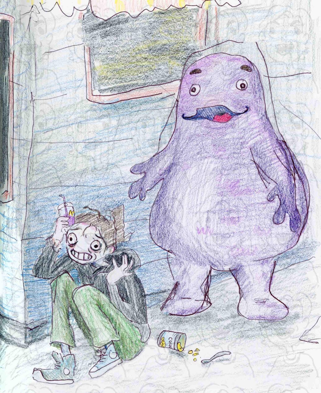 Grimace Shake Print - Etsy
