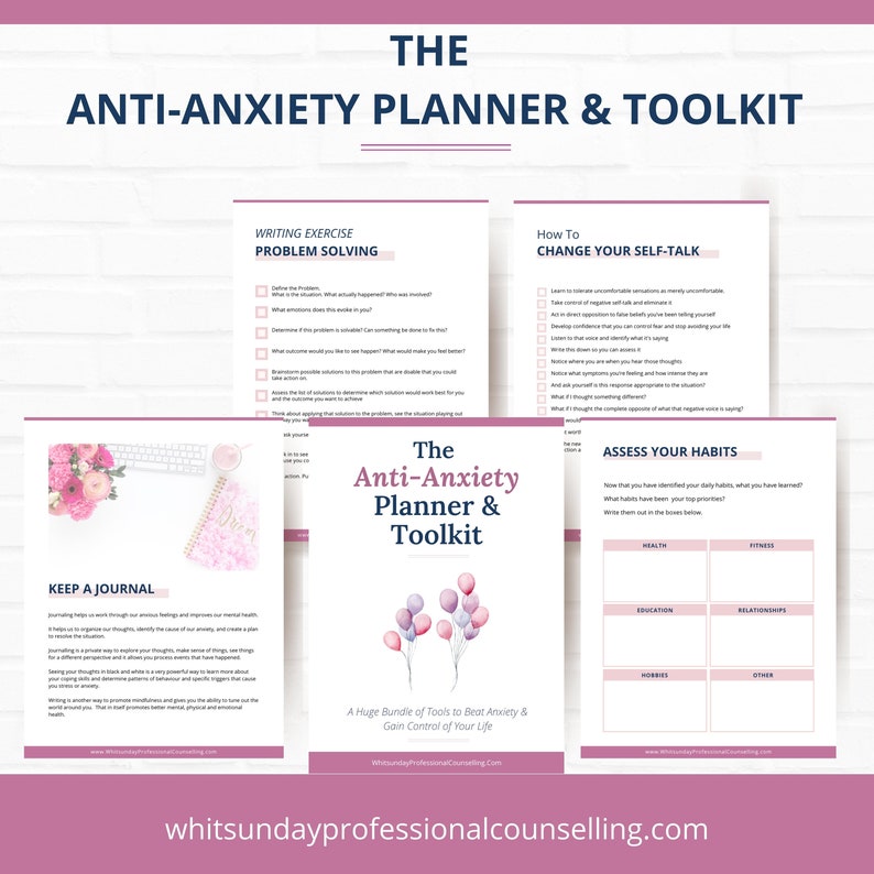 The Anti-anxiety Planner & Toolkit - Etsy