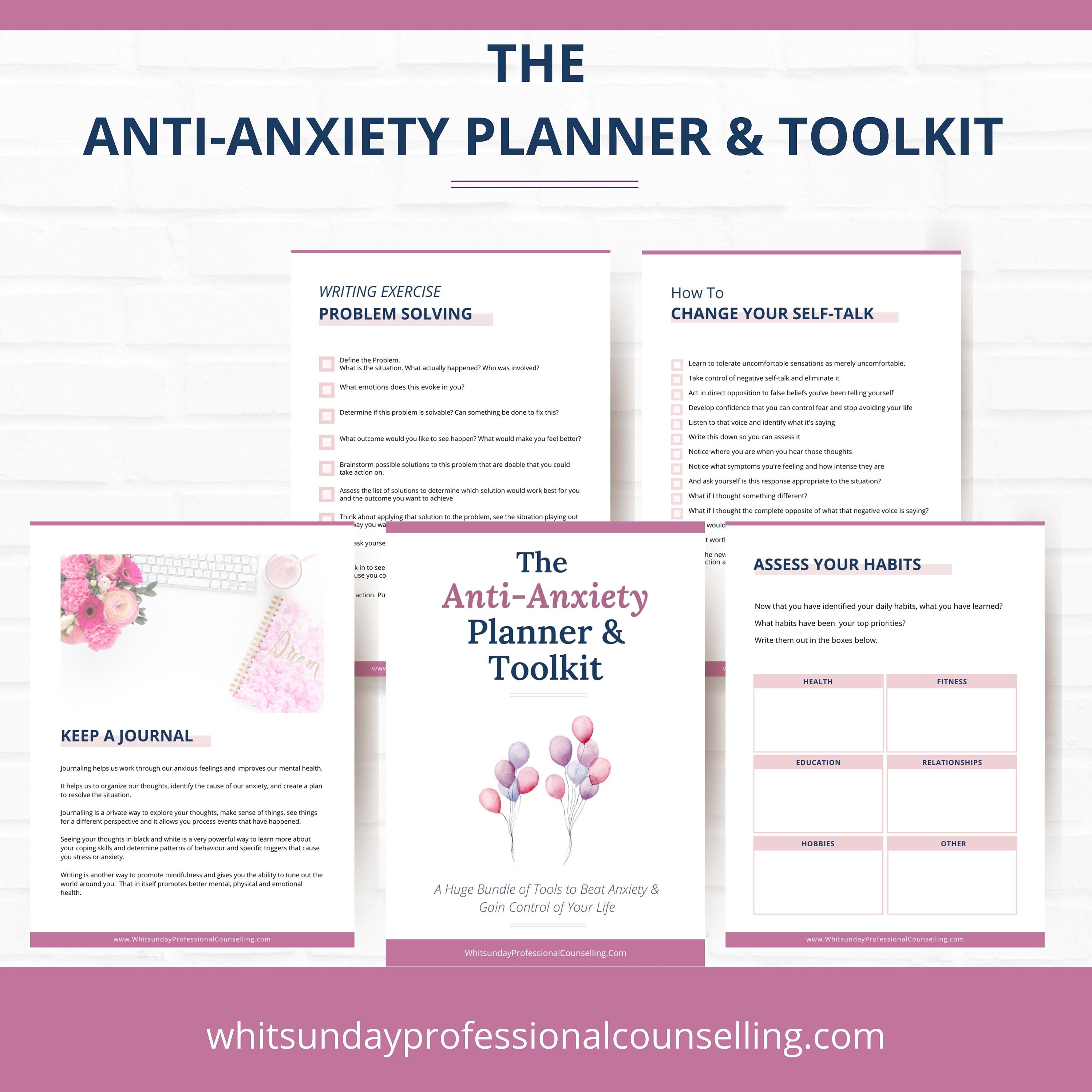 The Anti-anxiety Planner & Toolkit - Etsy