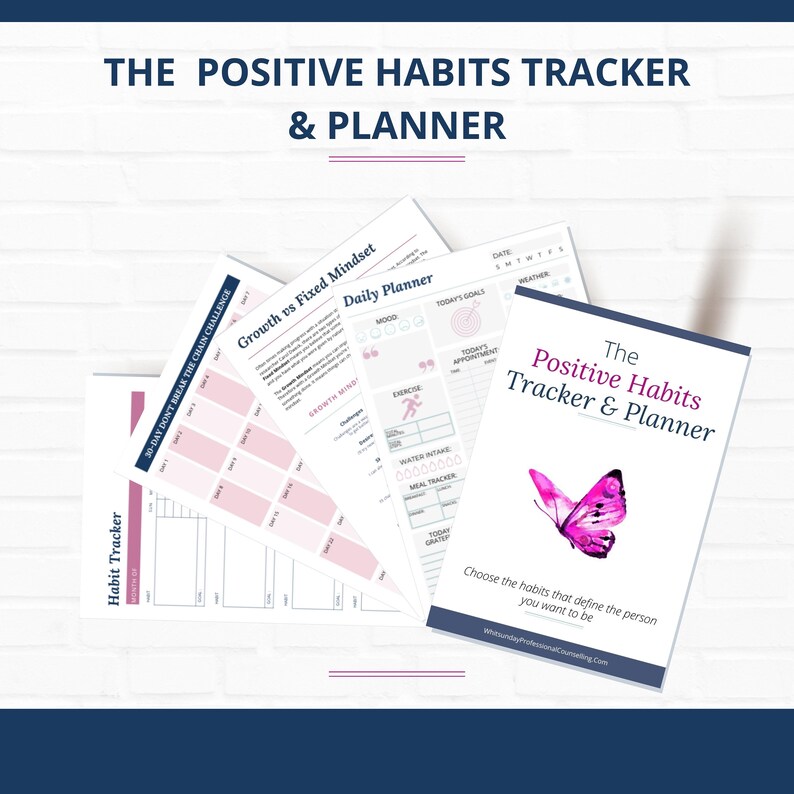 The Positive Habit Tracker & Planner - Etsy
