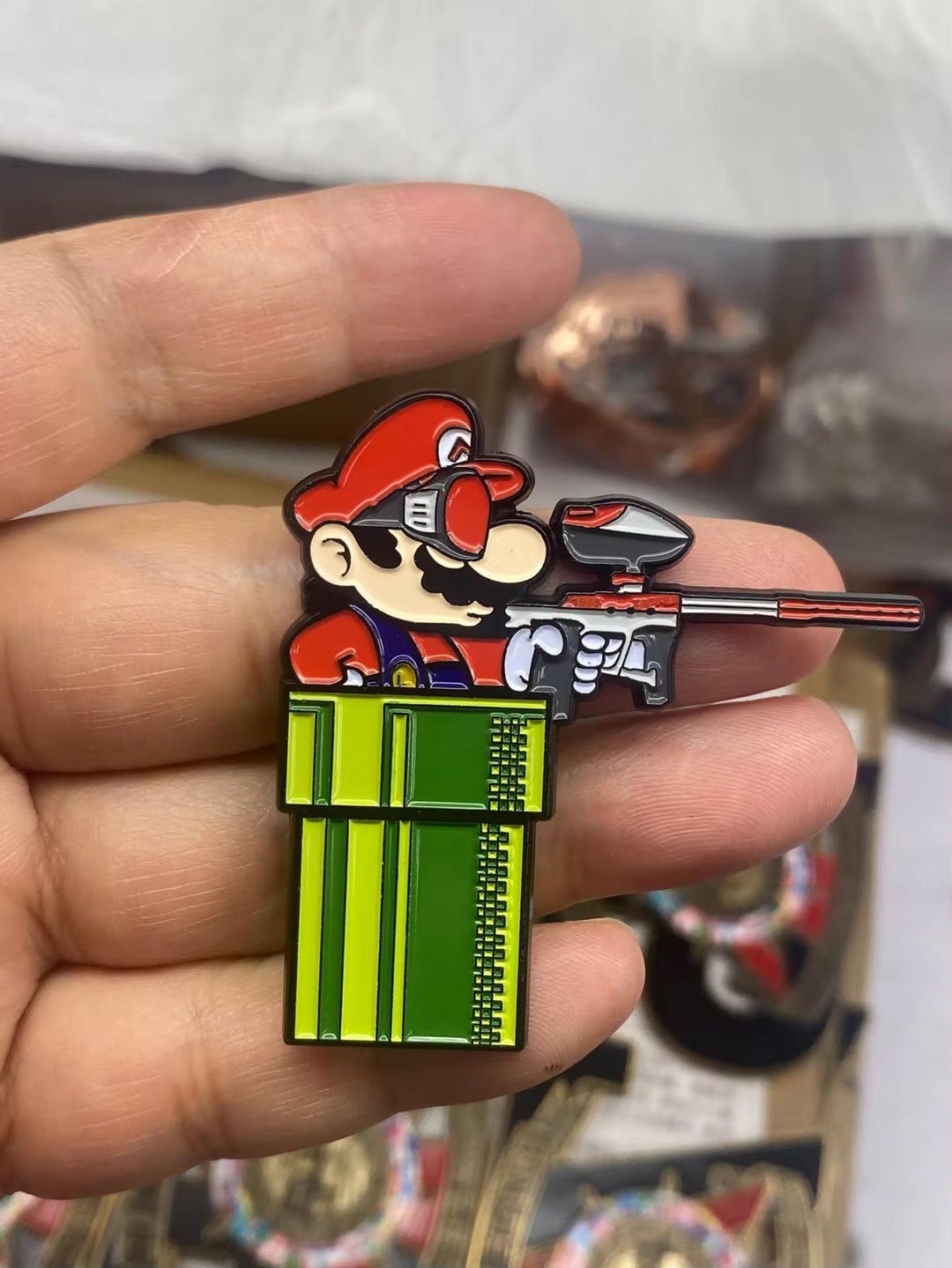 Laying Pipe Mario! - Etsy