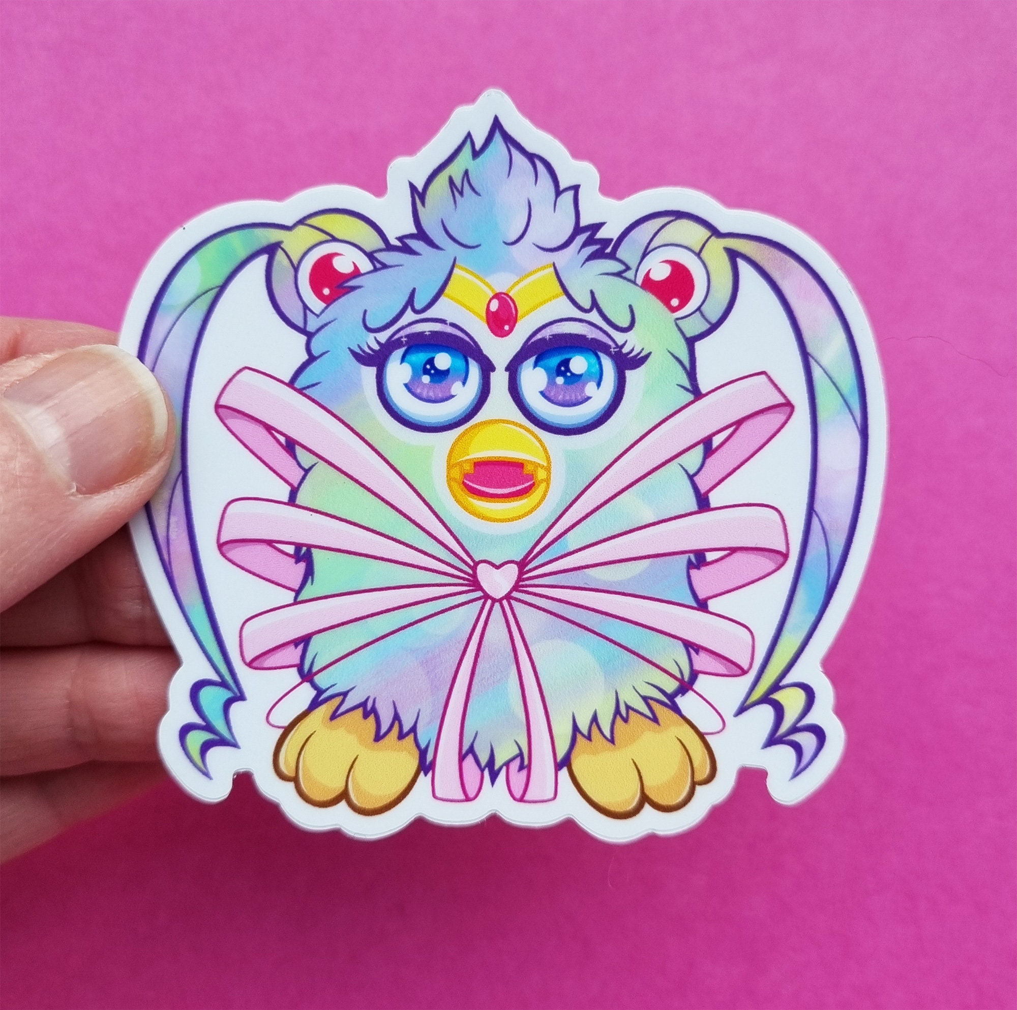 Sailor Furby Sticker Anime Scout Cute Kawaii Toy Y2K 90s Waterproof ...