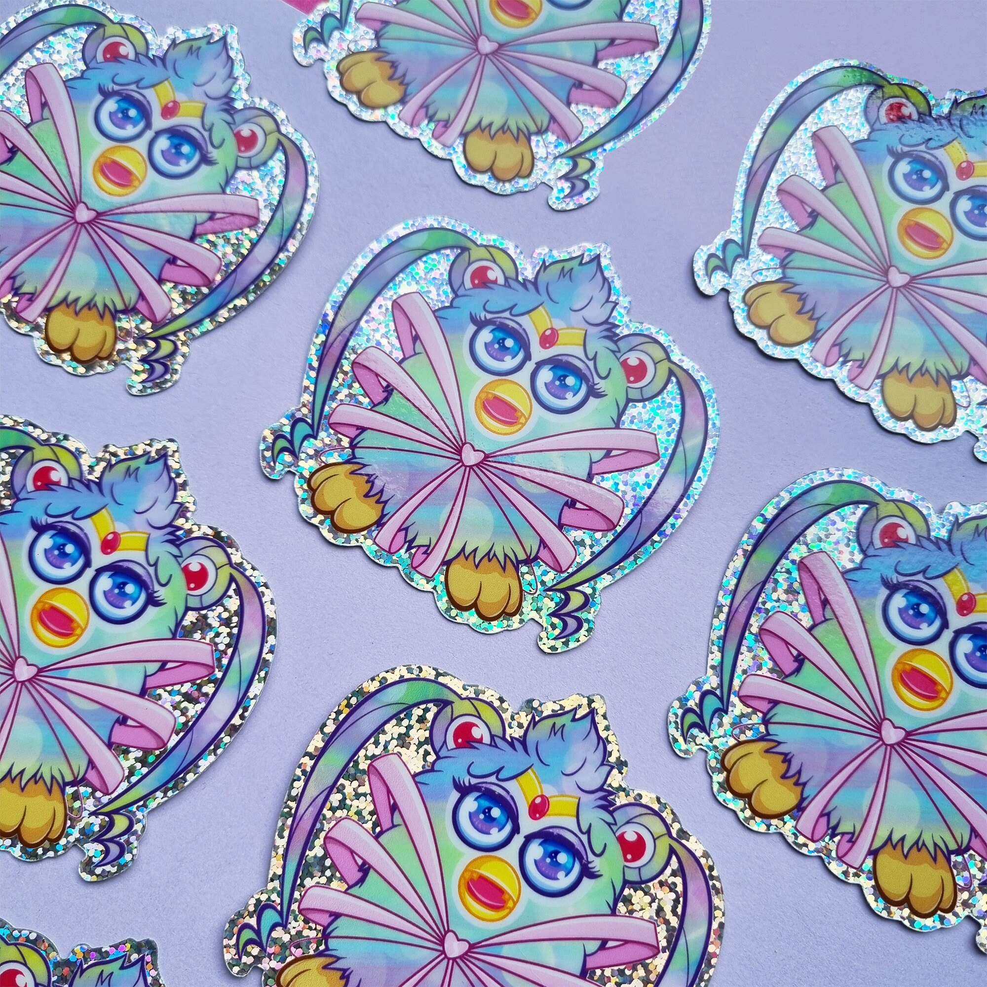 Sailor Furby Sticker Anime Scout Cute Kawaii Toy Y2K 90s Waterproof ...