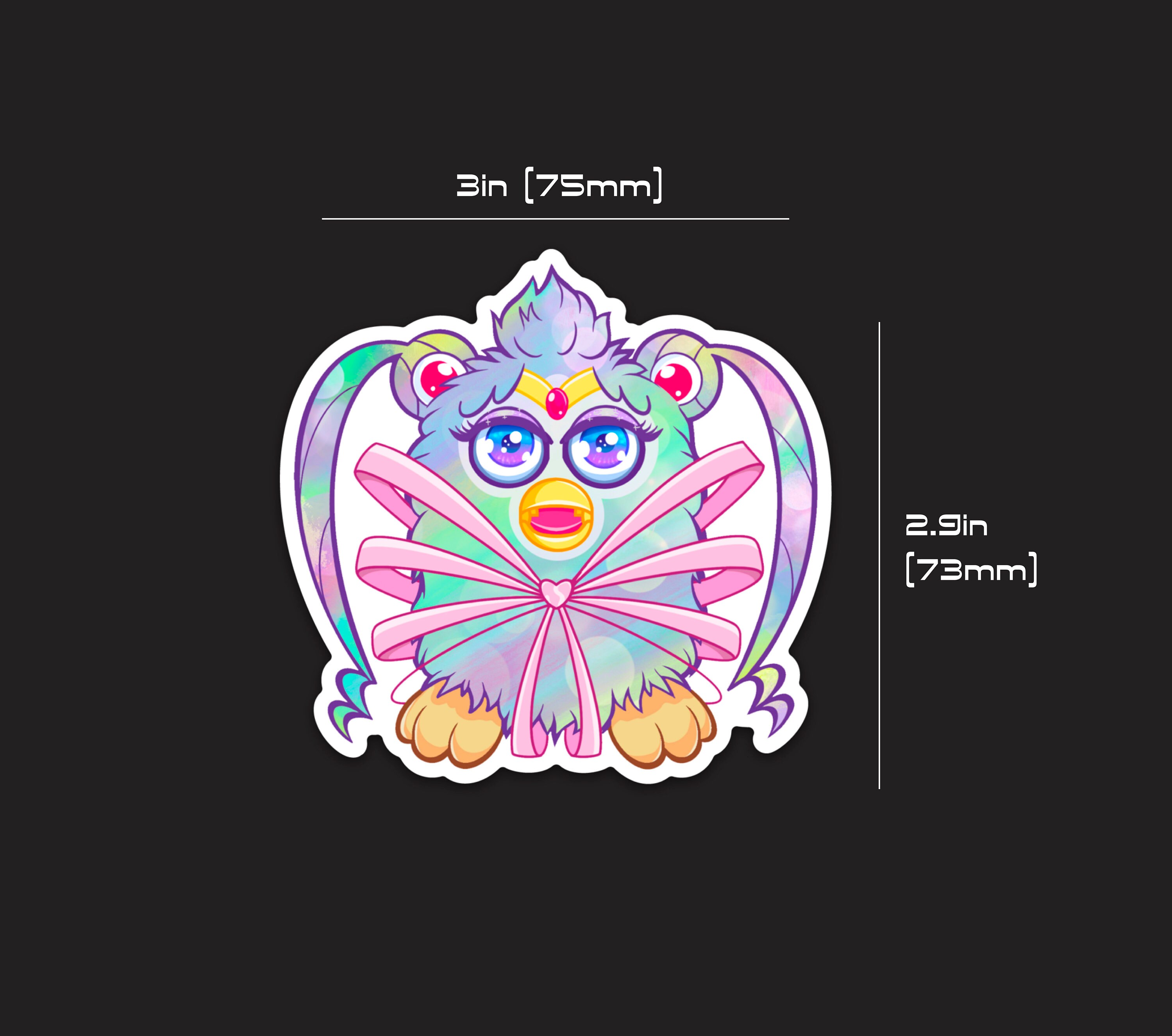 Sailor Furby Sticker Anime Scout Cute Kawaii Toy Y2K 90s Waterproof ...