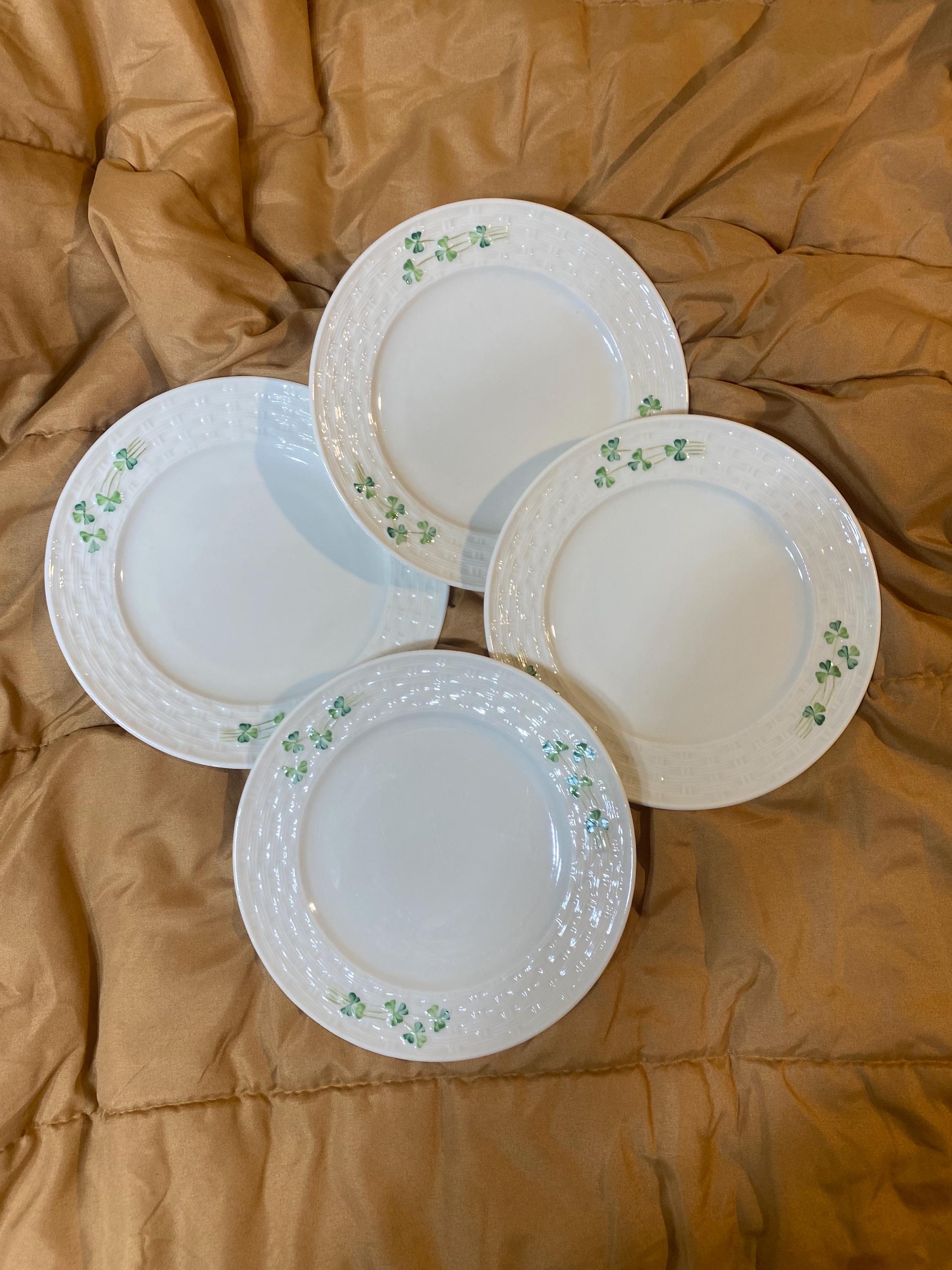 Belleek Shamrock Plates and More - New Shell - Etsy