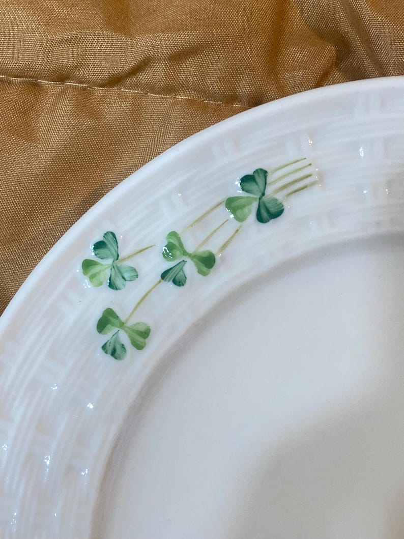 Belleek Shamrock Plates and More - New Shell - Etsy