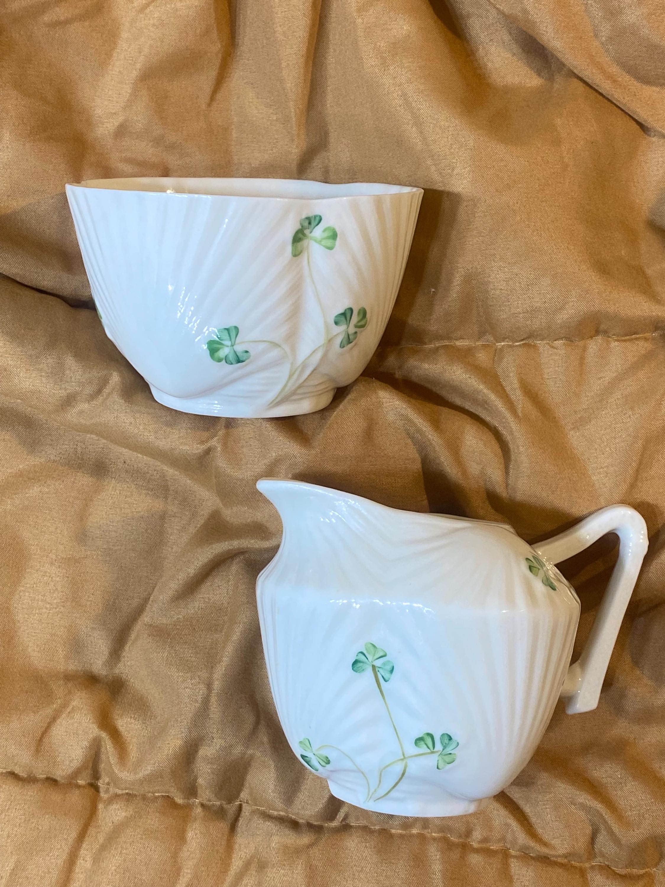 Belleek Shamrock Plates and More - New Shell - Etsy