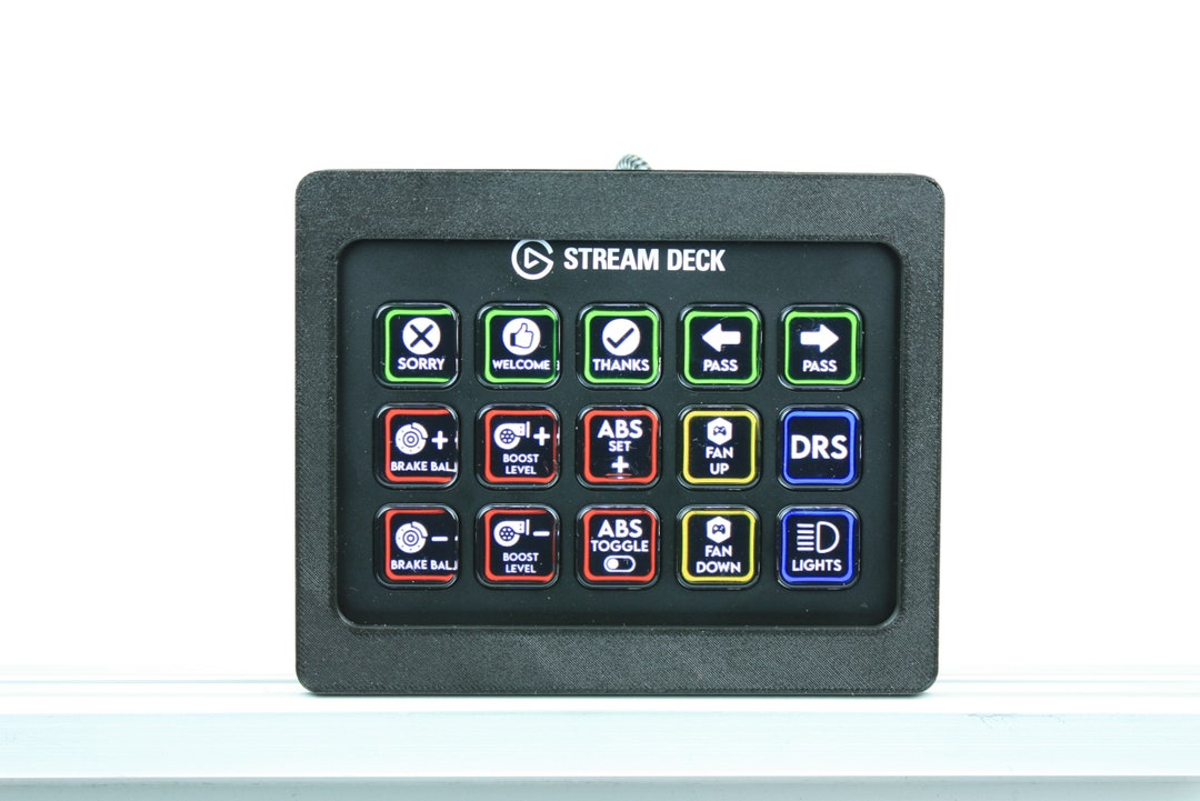 Stream Deck + (plus) Enclosure With Adjustable Mount - Etsy