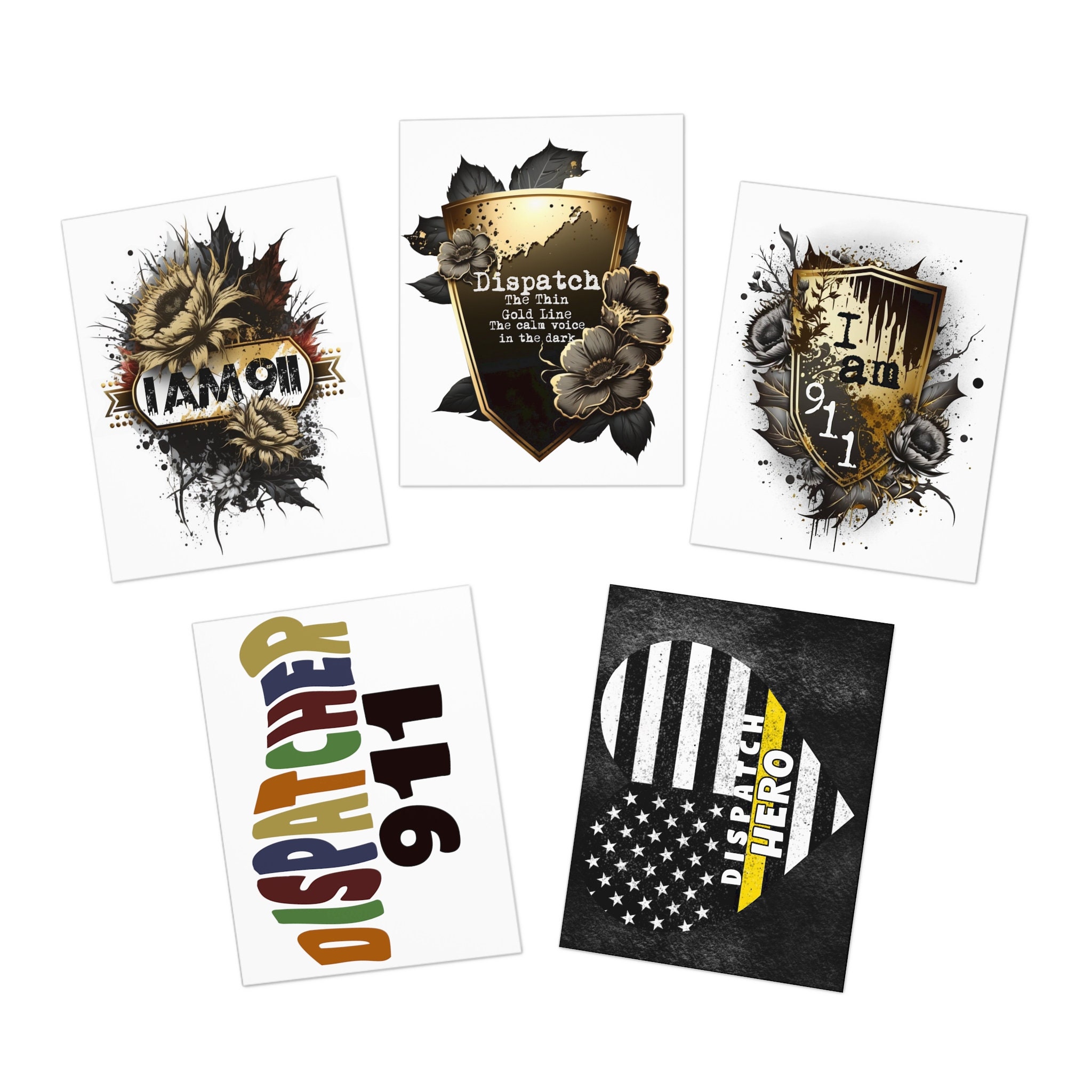 Thin Gold Line Dispatcher Appreciation Cards Gift Dispatcher First ...