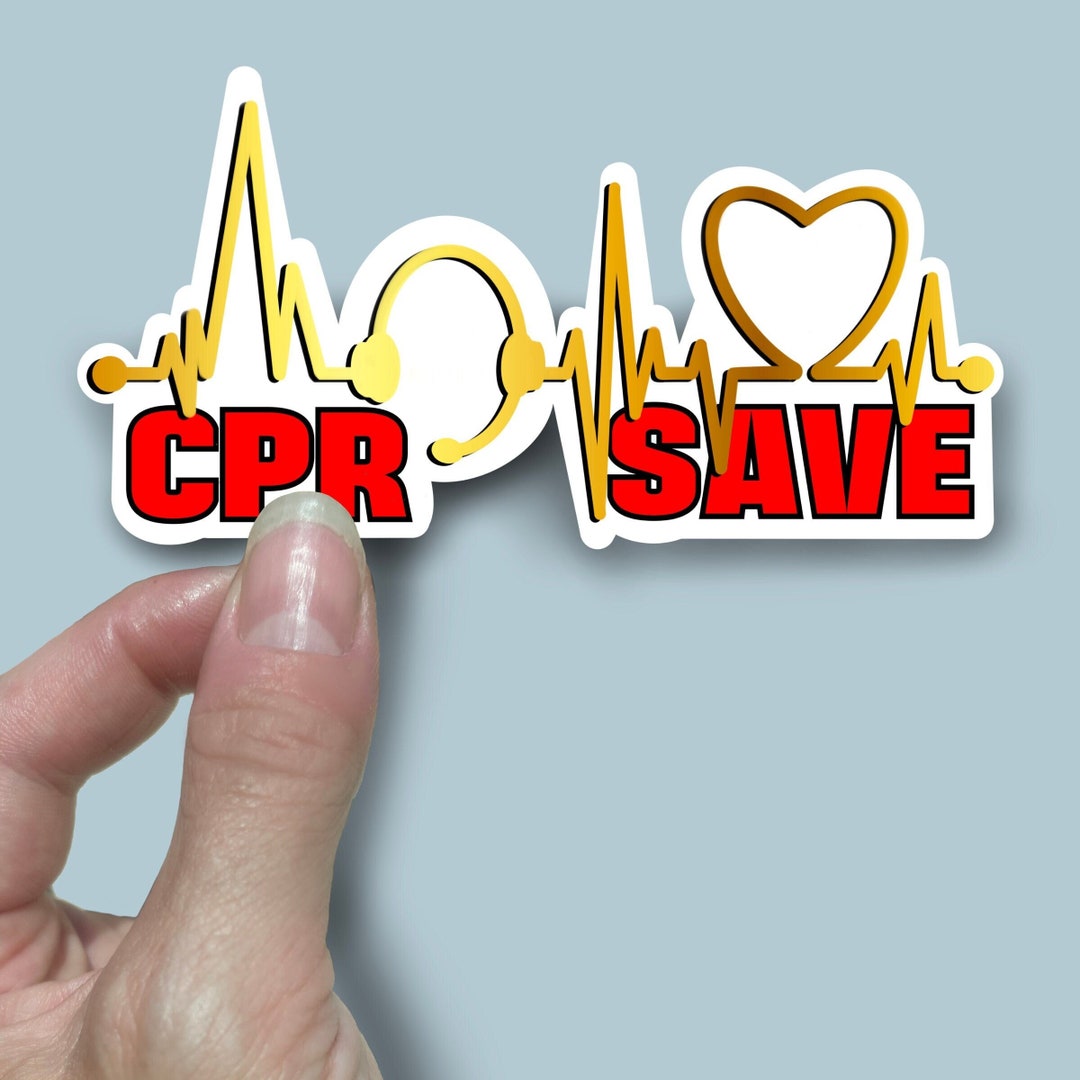 Dispatch CPR Save Vinyl 911 Sticker Decal Police Dispatchers, Thin Gold ...
