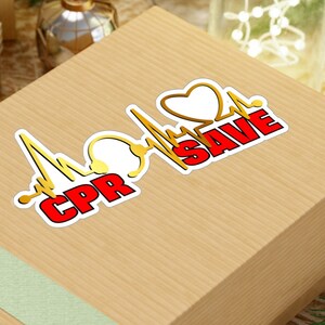 Dispatch CPR Save Vinyl 911 Sticker Decal Police Dispatchers, Thin Gold ...