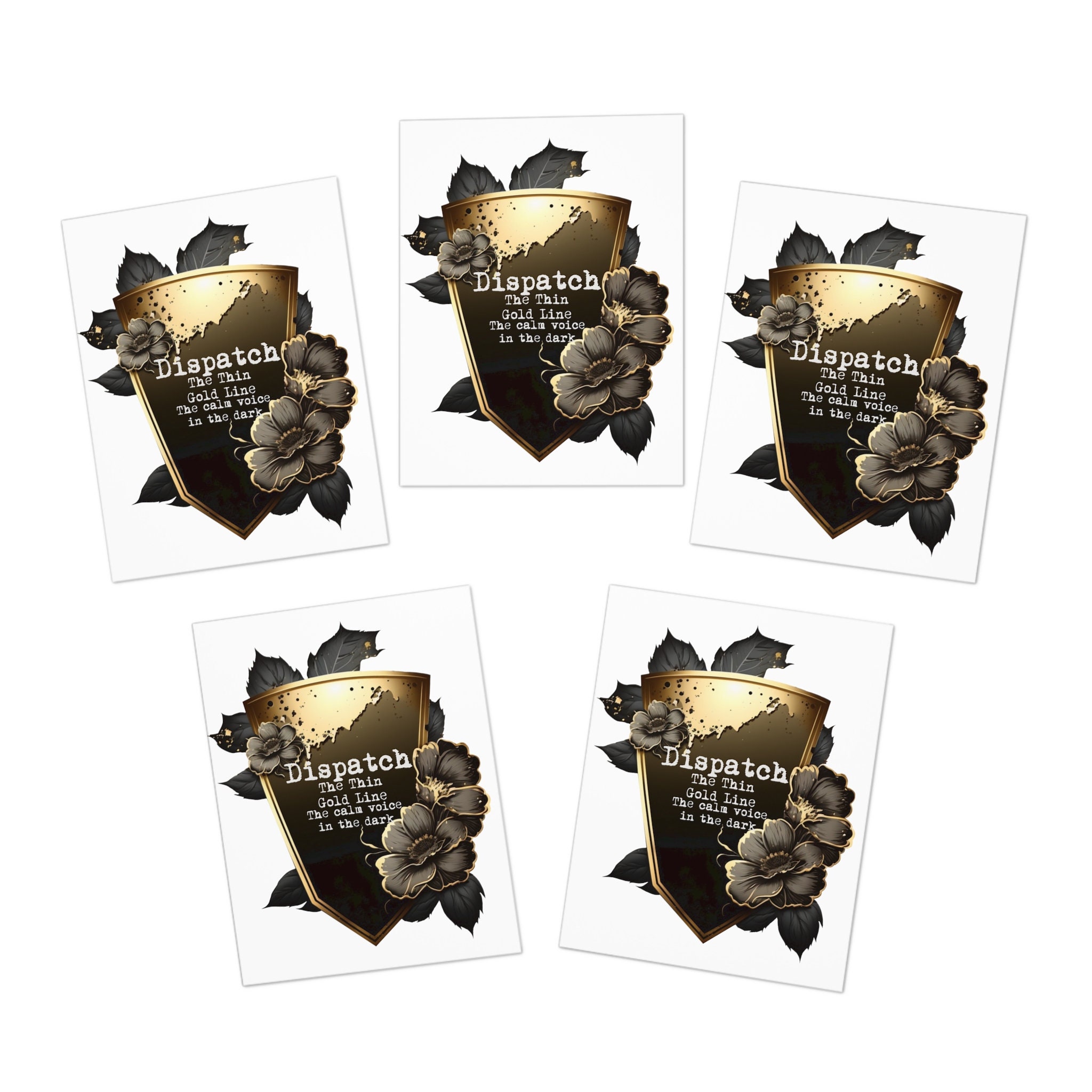 Thin Gold Line Dispatcher Appreciation Cards Gift Dispatcher First ...