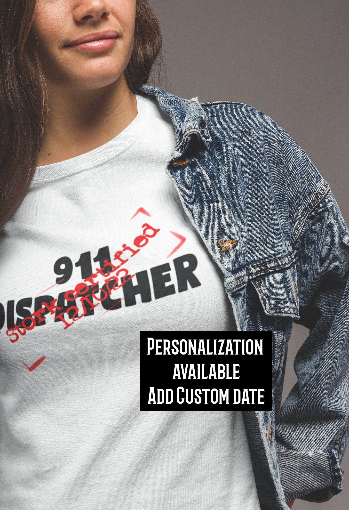 Customizable Stork Certified Shirt for 911 Police Dispatchers ...