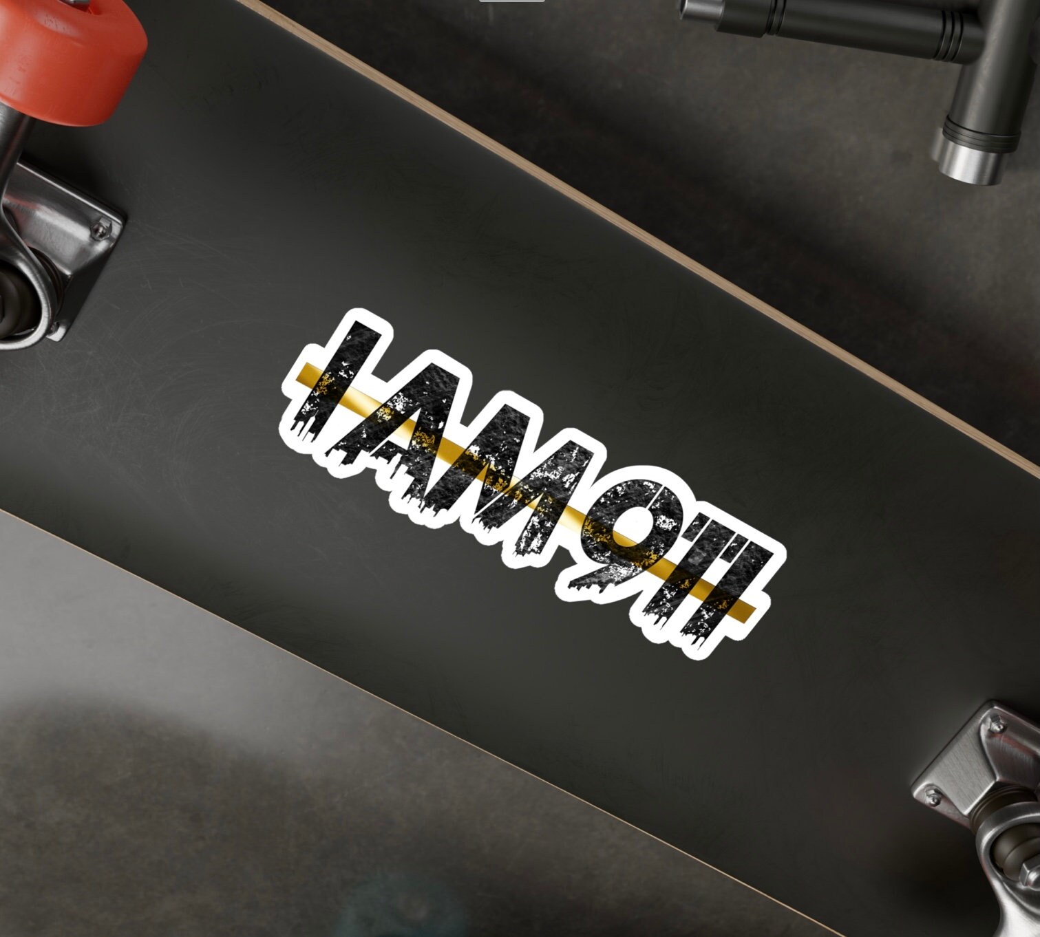 I Am 911 Distressed City Skyline Vinyl Decal Dispatch 911 Dispatcher ...