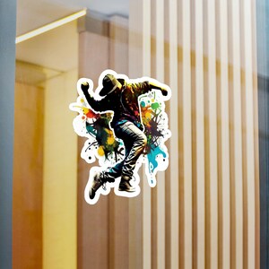 Hip Hop Dance Sticker Kiss-cut Vinyl Decals, Hip Hop Dancer, Hip Hop ...