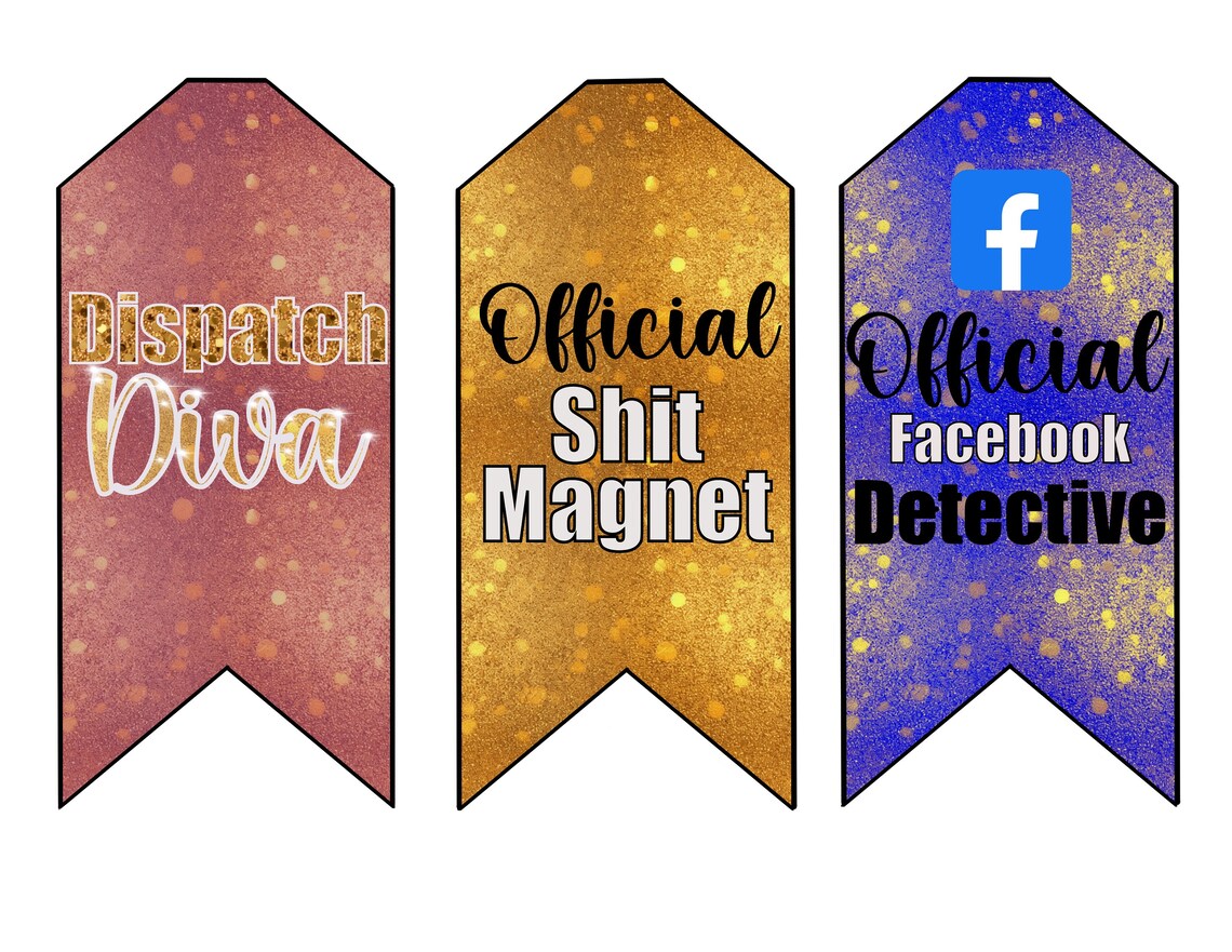 Funny 911 Dispatcher Appreciation Award Ribbons, Printable PDF ...