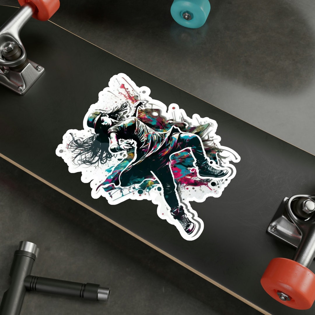 Hip Hop Dance Sticker Kiss-cut Vinyl Decals, Hip Hop Dancer, Hip Hop ...