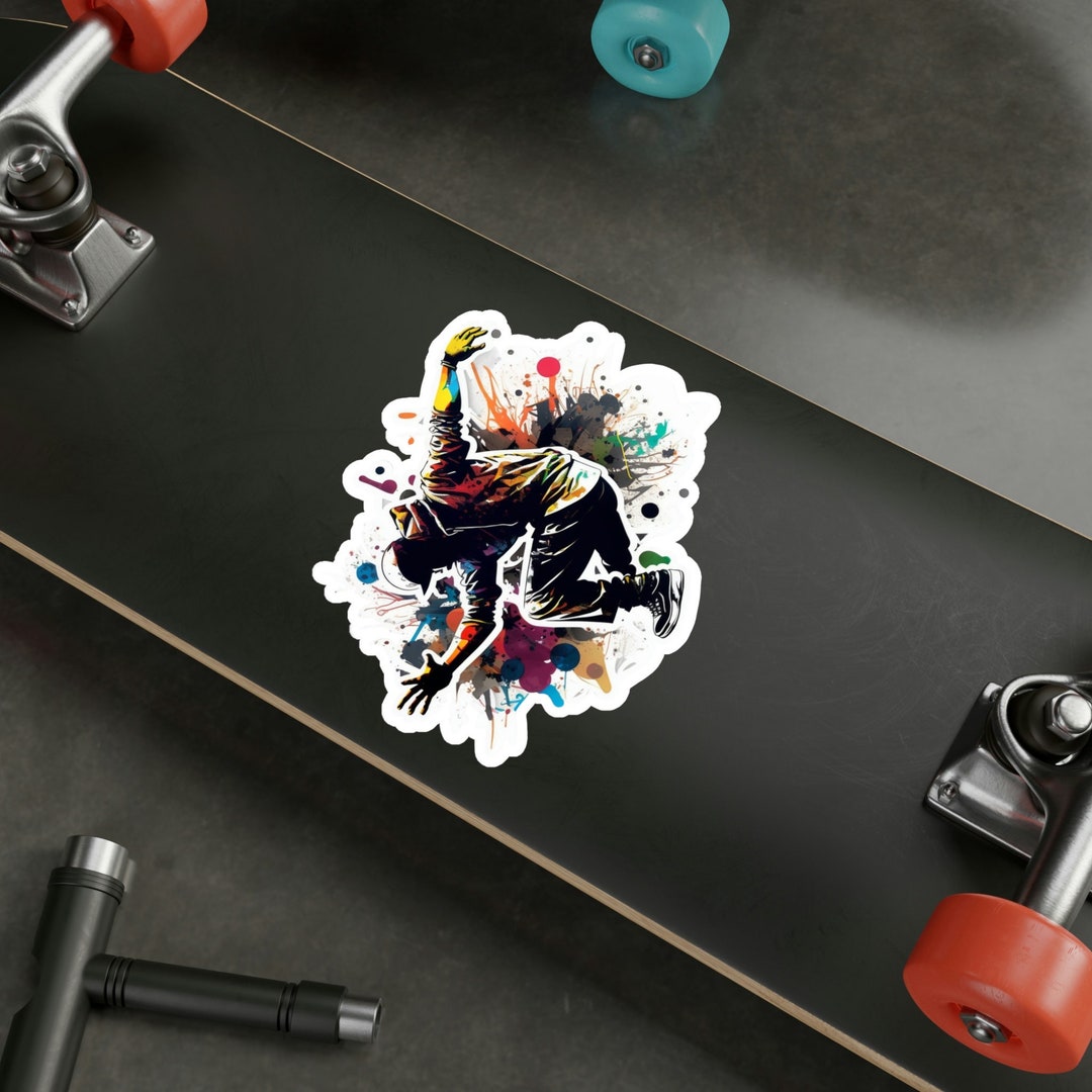 Hip Hop Dance Sticker Kiss-cut Vinyl Decals, Hip Hop Dancer, Hip Hop ...