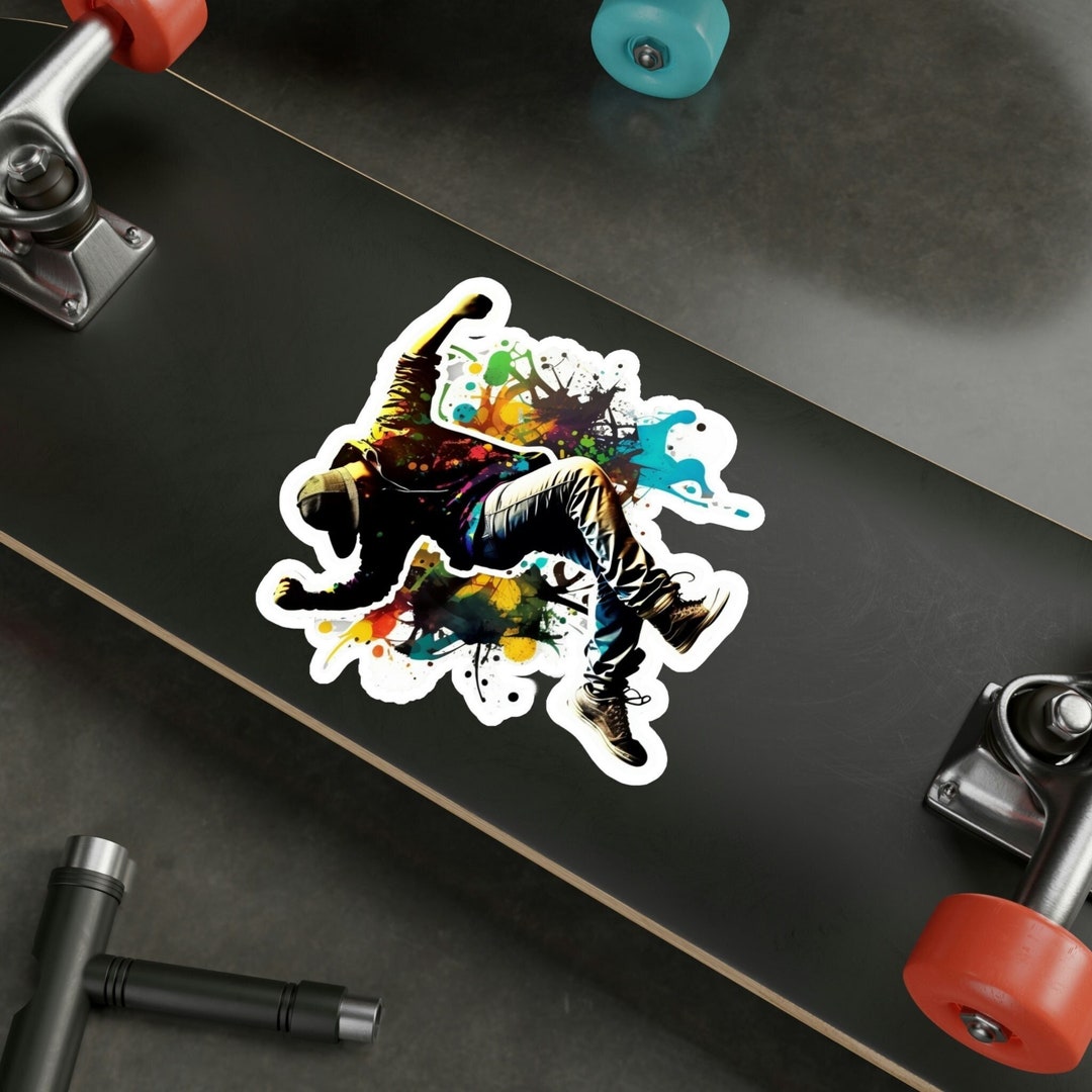 Hip Hop Dance Sticker Kiss-cut Vinyl Decals, Hip Hop Dancer, Hip Hop ...