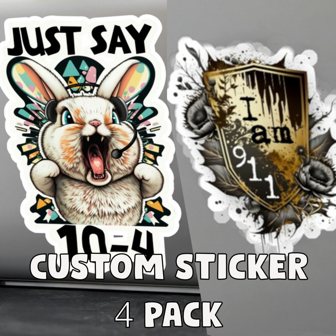 4 Pack Under 12 Dollars 3X4 Funny Dispatch Sticker Dispatcher Sticker ...