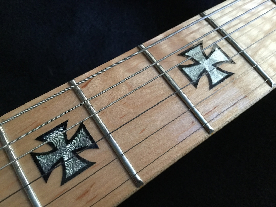 Iron Cross Custom Inlay Sticker Fretboard Set for Guitar - Etsy