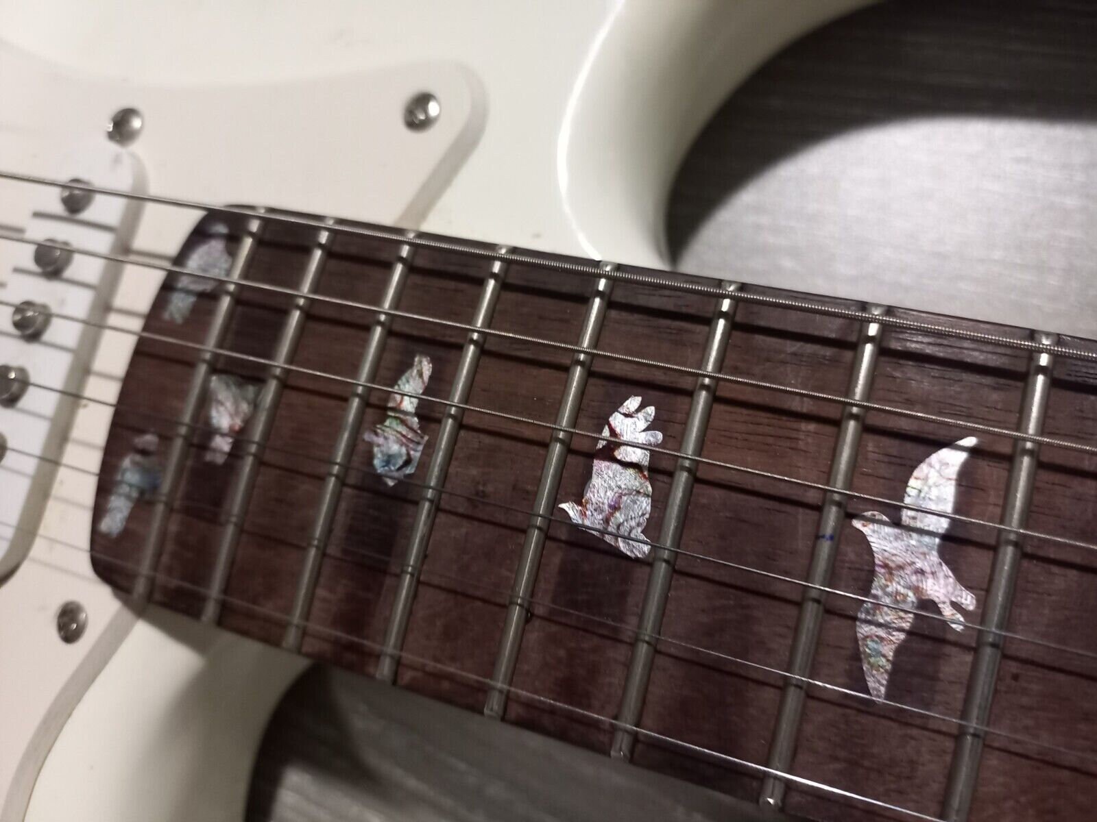 Flying Birds Inlay Sticker Fretboard Set for Guitar - Etsy