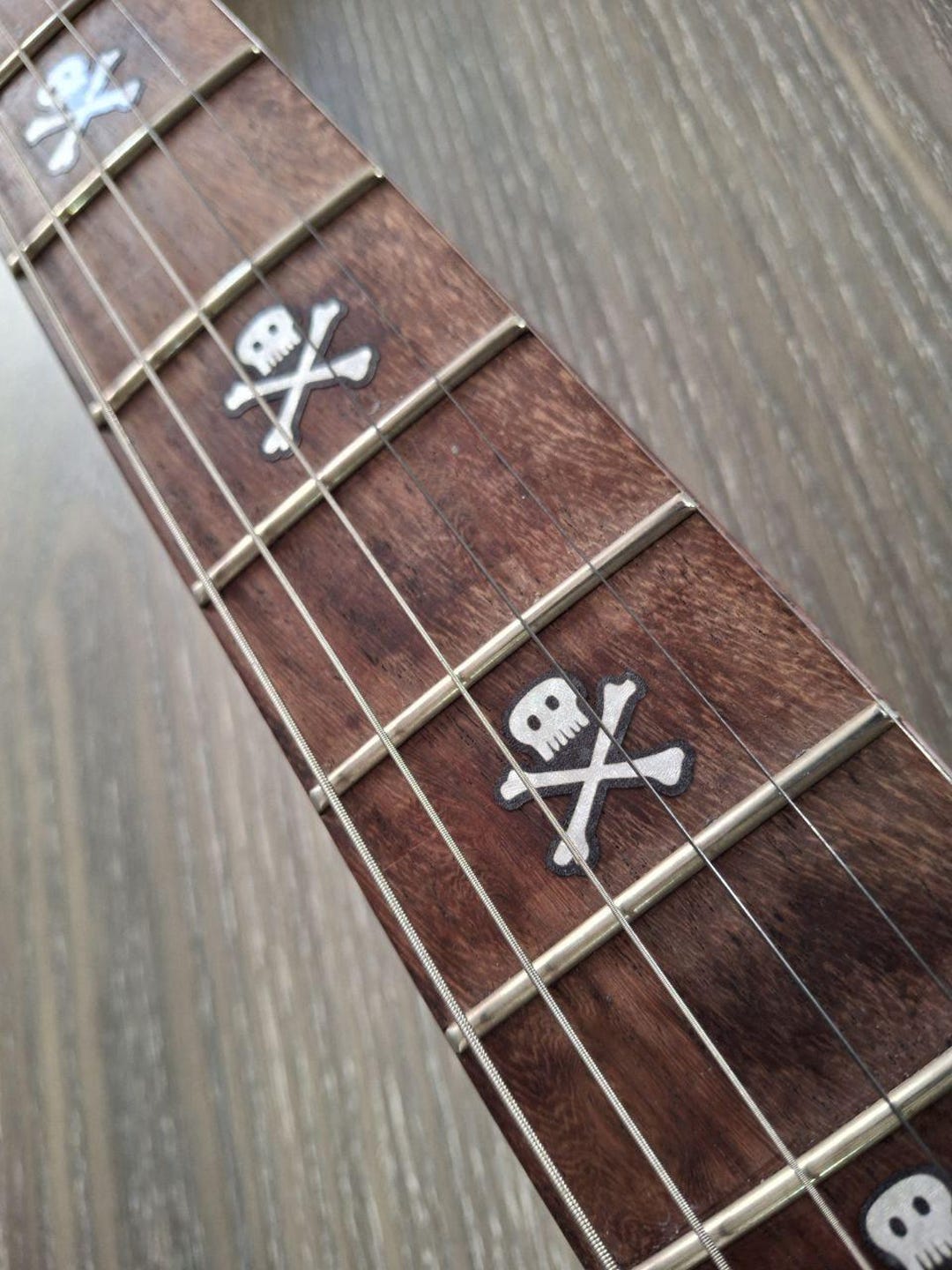 Hoppus Skull Inlay Sticker Fretboard Set for Guitar - Etsy