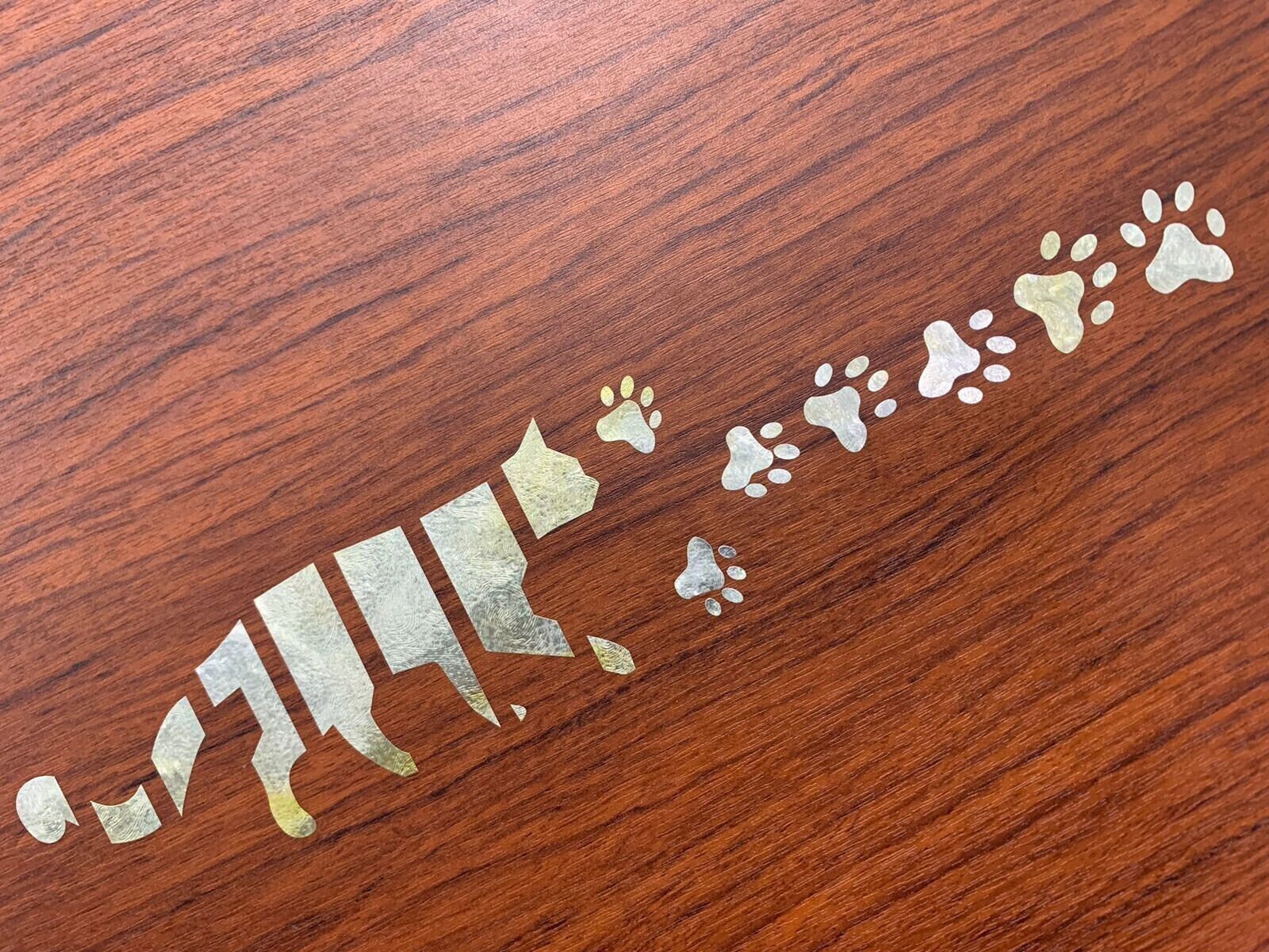 Cat Fingerprints Custom Inlay Sticker Fretboard Set for Guitar - Etsy