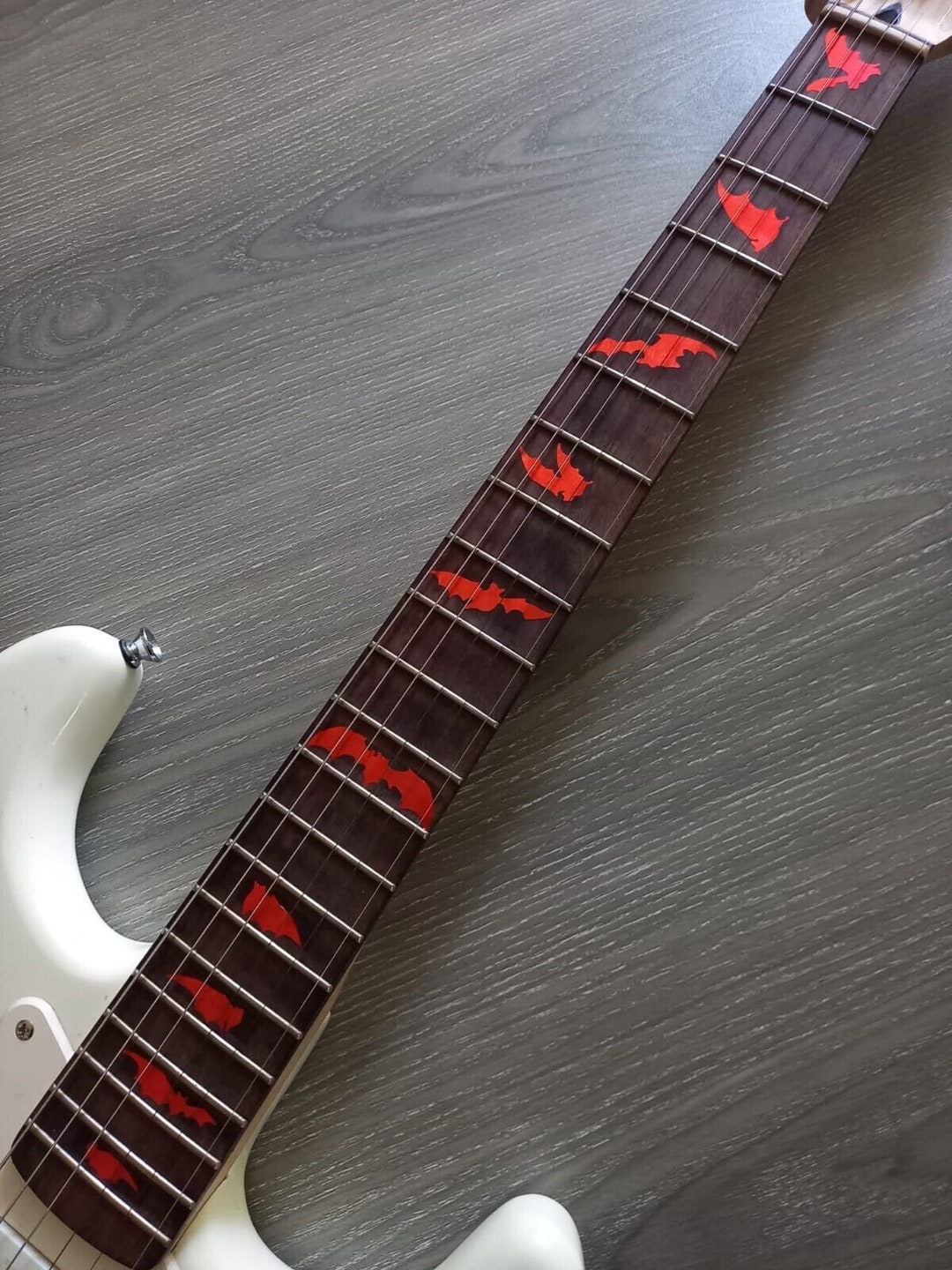 Red Bats Inlay Sticker Fretboard Set for Guitar or Bass - Etsy
