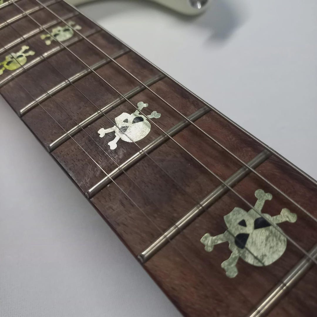 Skulls Inlay Sticker Fretboard Set for Guitar - Etsy