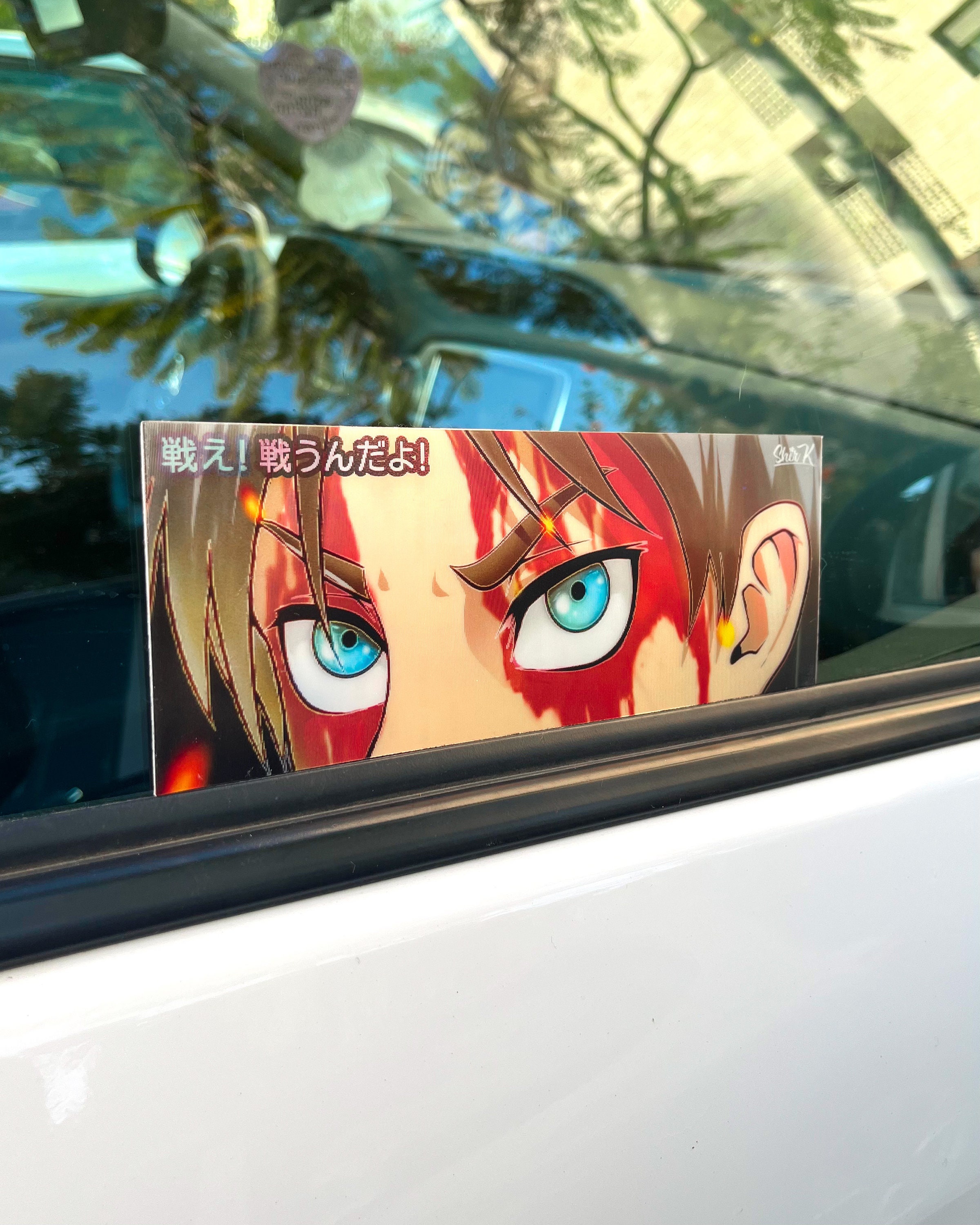 Attack On Titan Anime Car Laptop Decal 3D Stickers Eren Yeager Motion ...