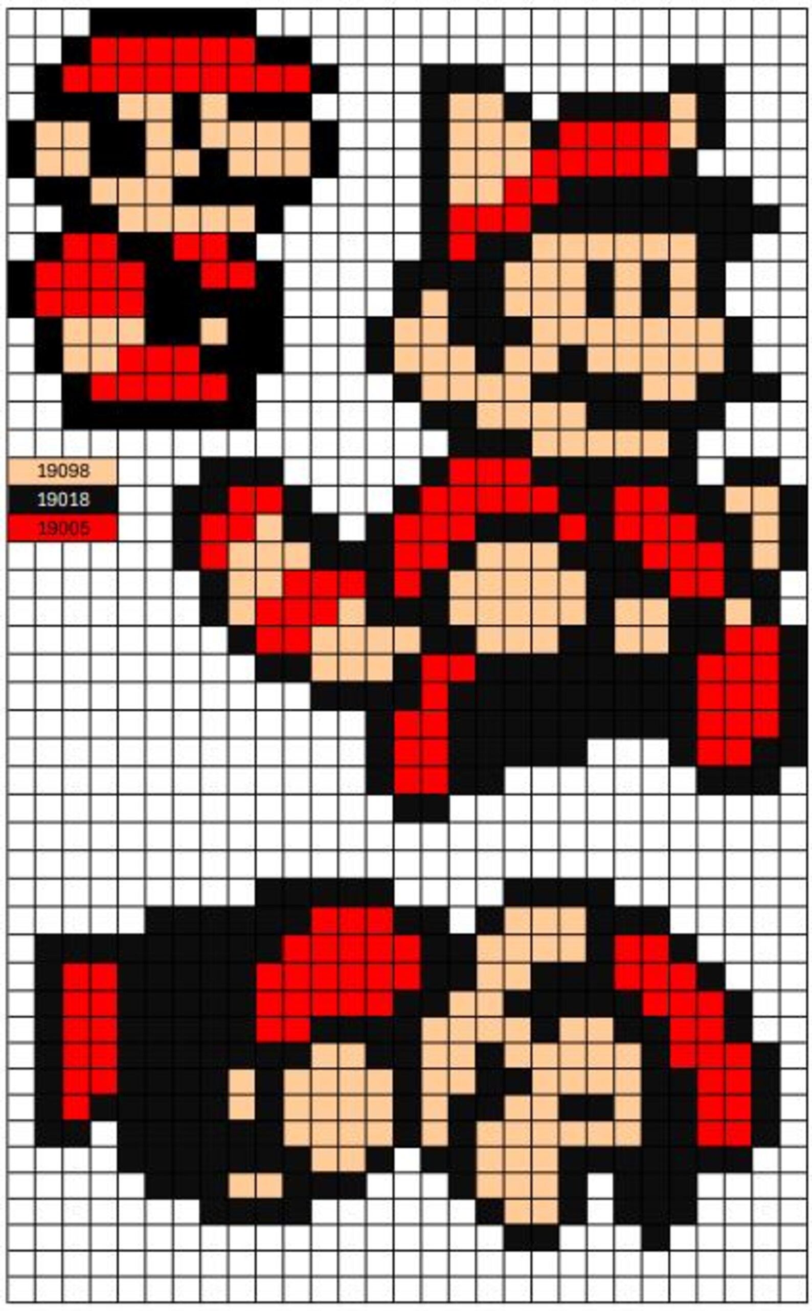 Super Mario Bros Perler Bead Patterns - Etsy