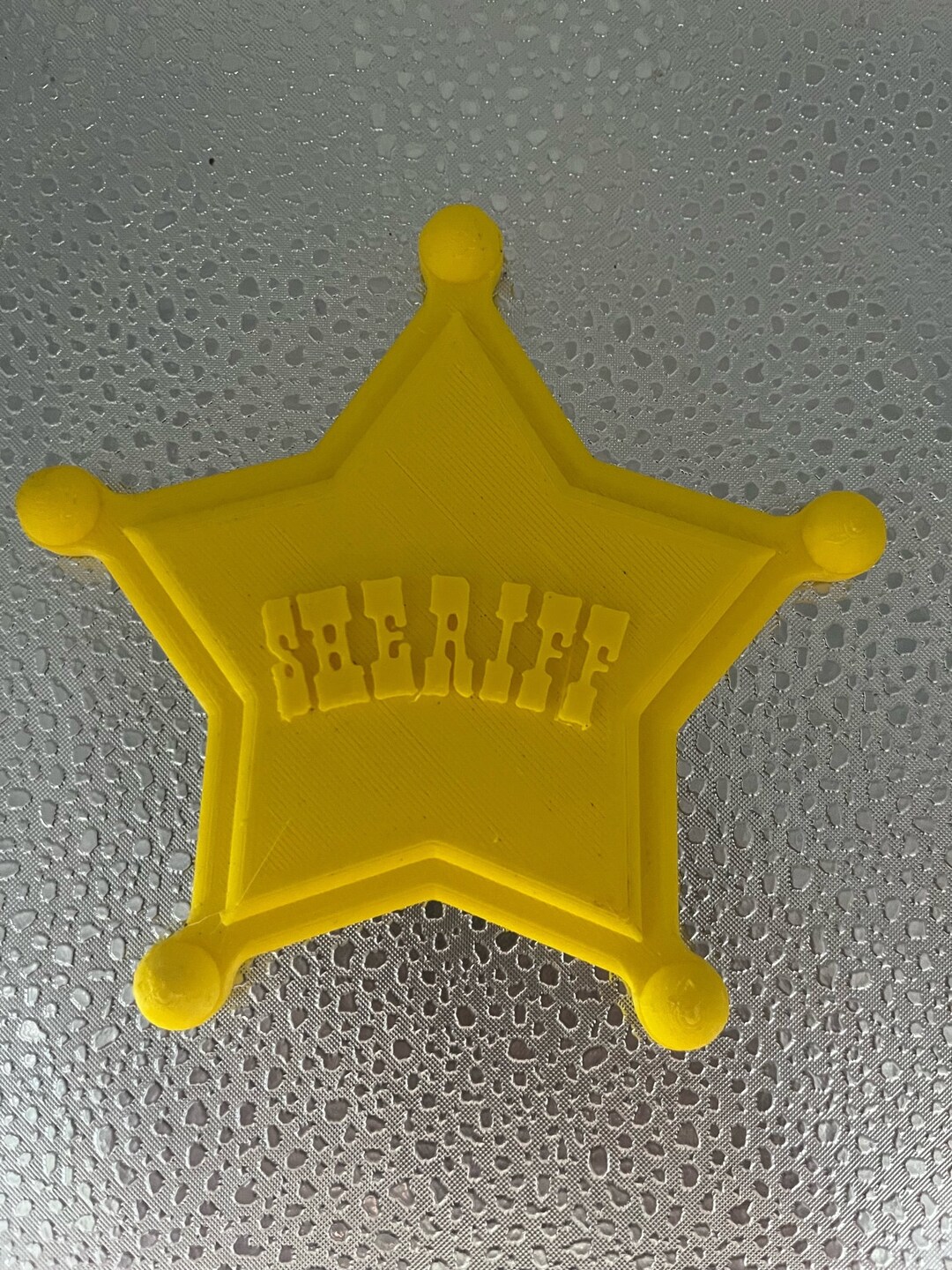 3D Printed Sheriffs Badge - Etsy