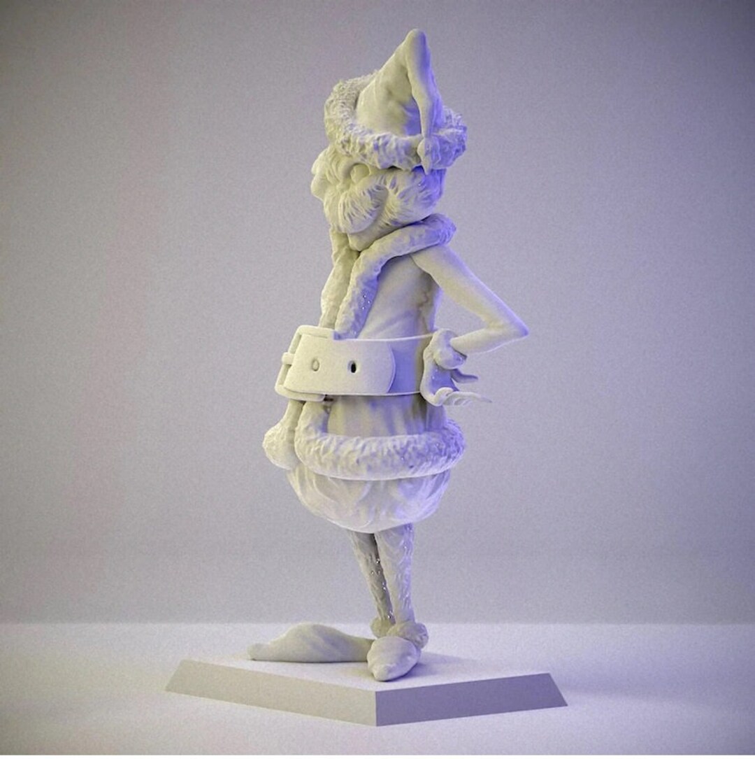 The Grinch 3D Print STL File for 3D Printingthe Grinch Statue - Etsy
